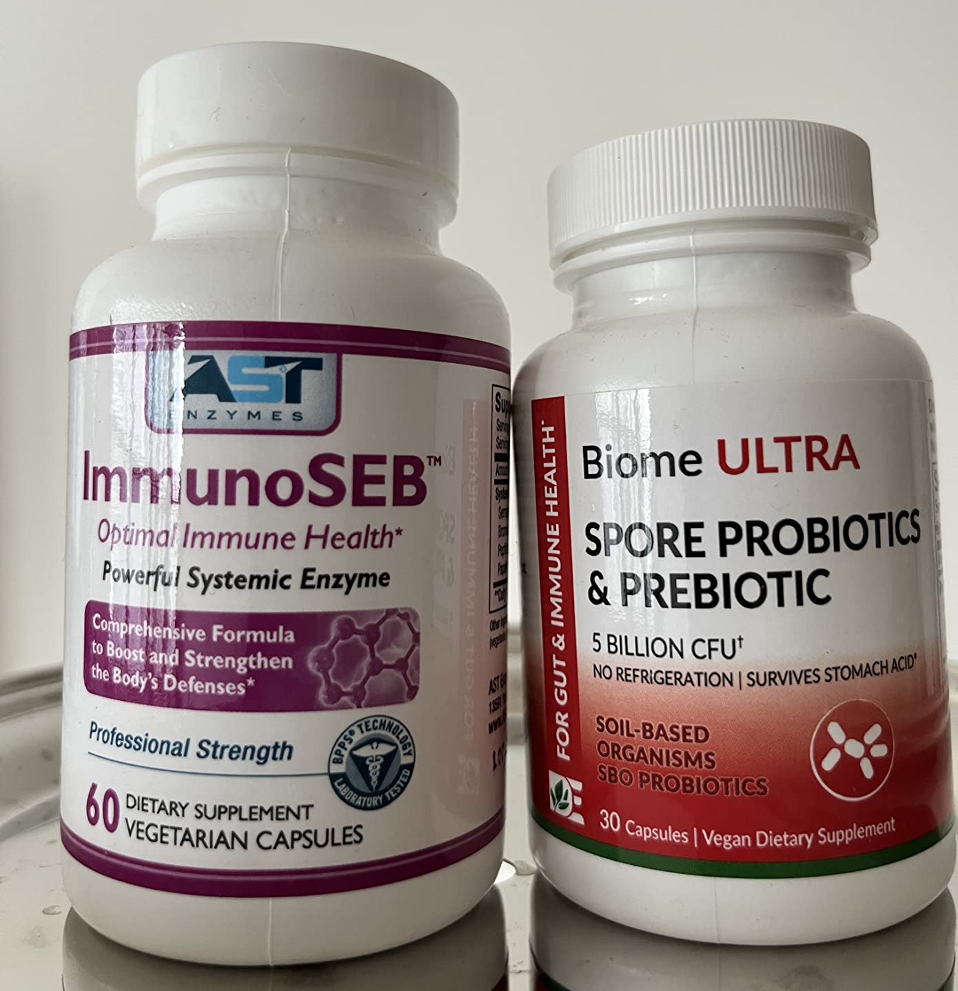 Amazon.com: ImmunoSEB (60 caps) & Biome Ultra (ProbioSEB CSC3) (30 caps ...
