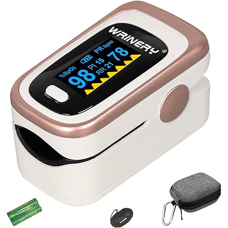 Amazon.com: mibest OLED Finger Pulse Oximeter, O2 Meter, Dual Color ...