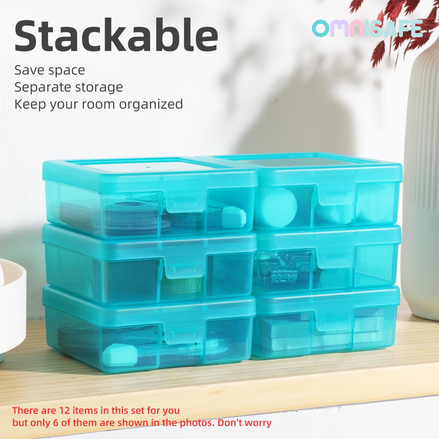Snapklik.com : OMNISAFE 12 Pack Small Colored Plastic Hobby Art Craft ...