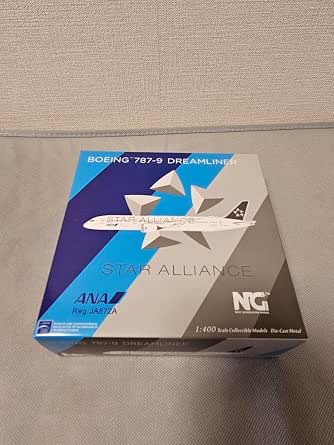 Amazon.co.jp: NG model ANA 全日空 B787-9 スターアライアンス 1/400 飛行機模型 : おもちゃ