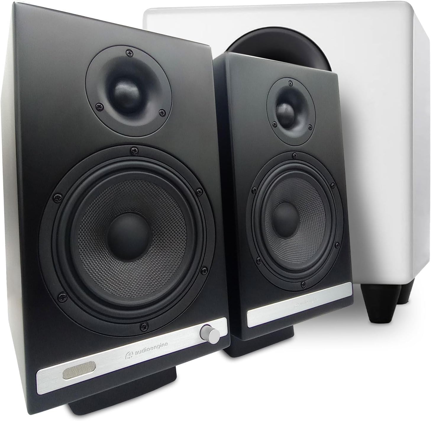 Amazon.com: Audioengine HD6 Black Bluetooth Bookshelf Speakers with ...