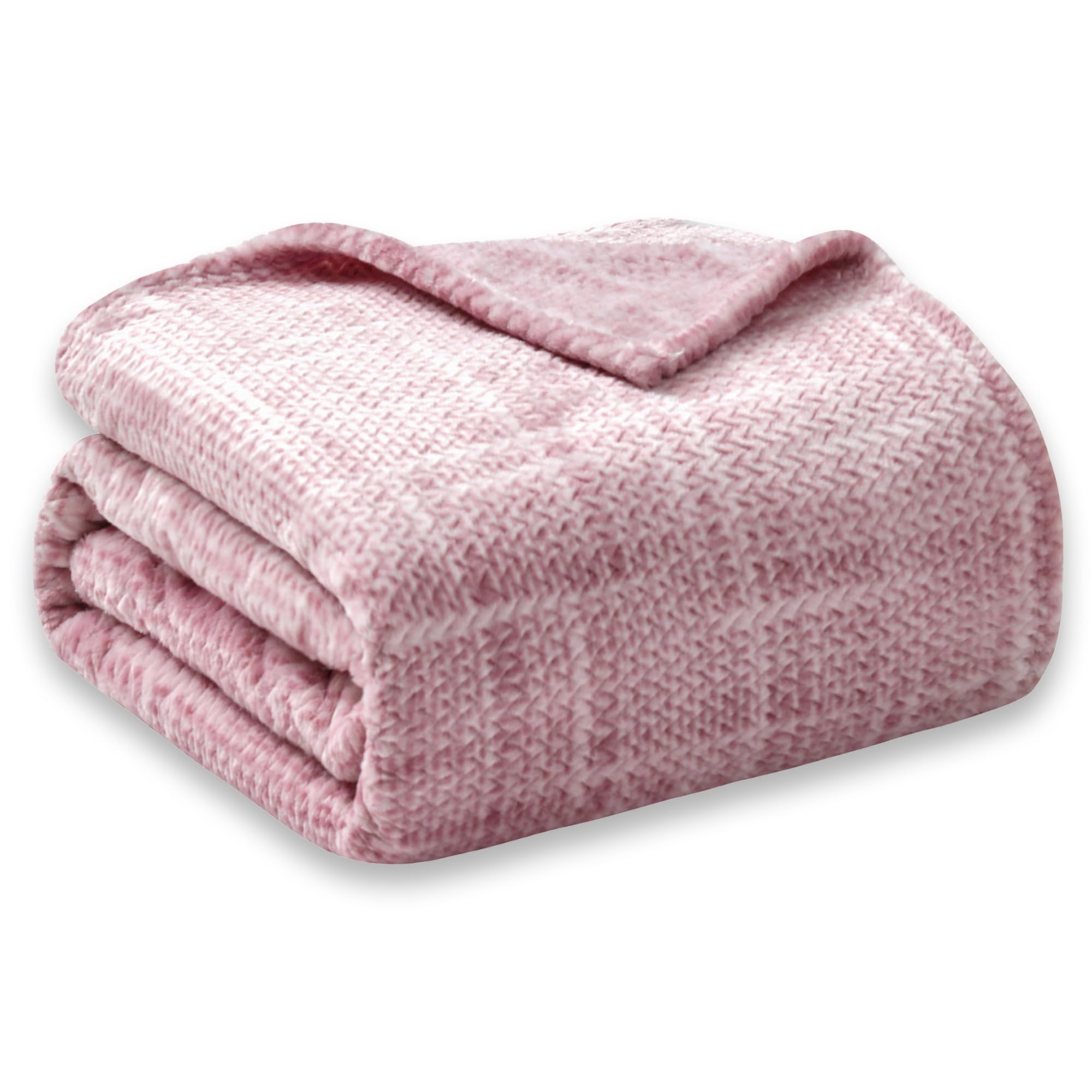Amazon.com: COOVA Super Soft Twin Blanket - Cozy 3D Jacquard Leaf ...