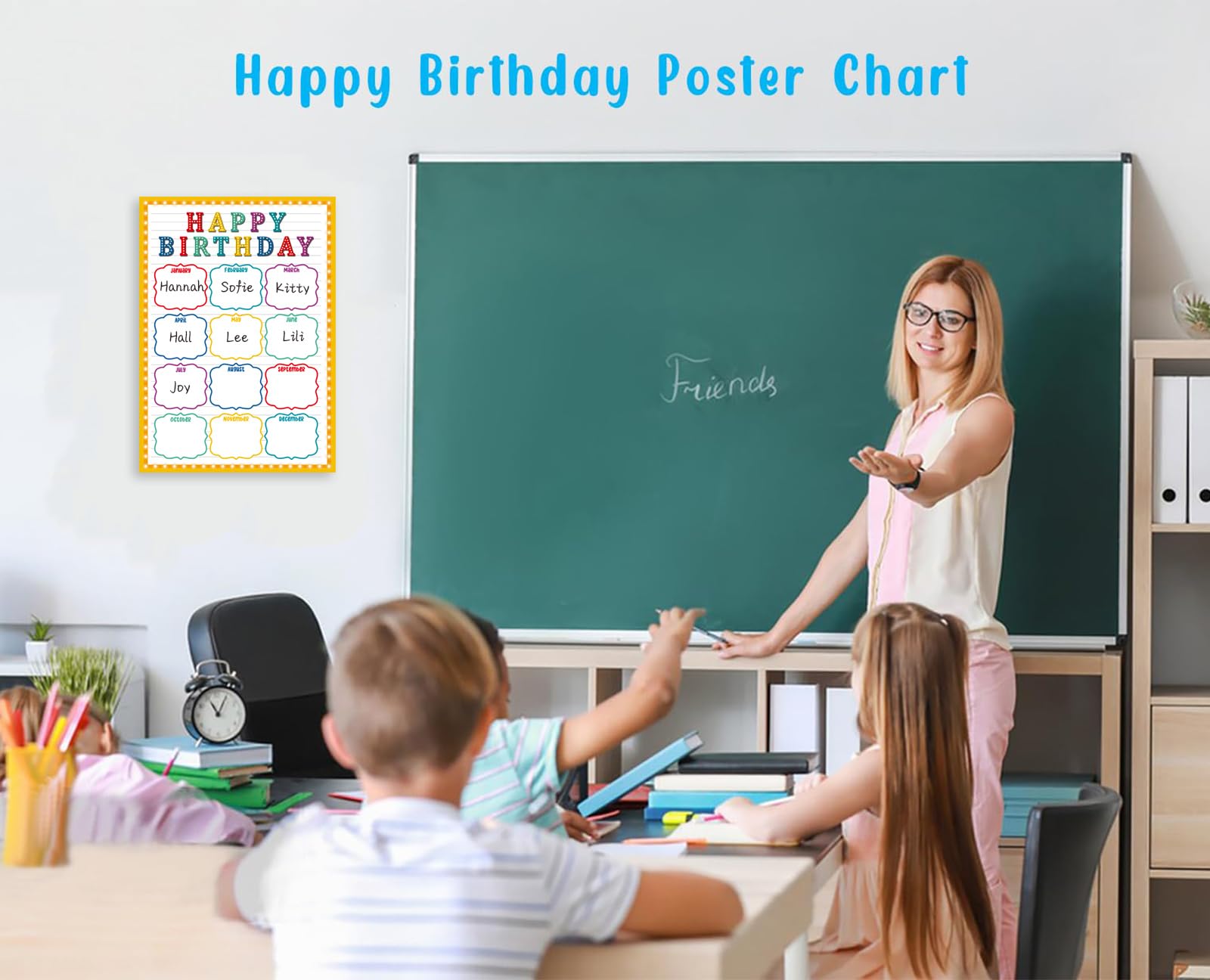 Oh Happy Day Classroom Decor Fsaoor Happy Birthday Chart Poster For ...