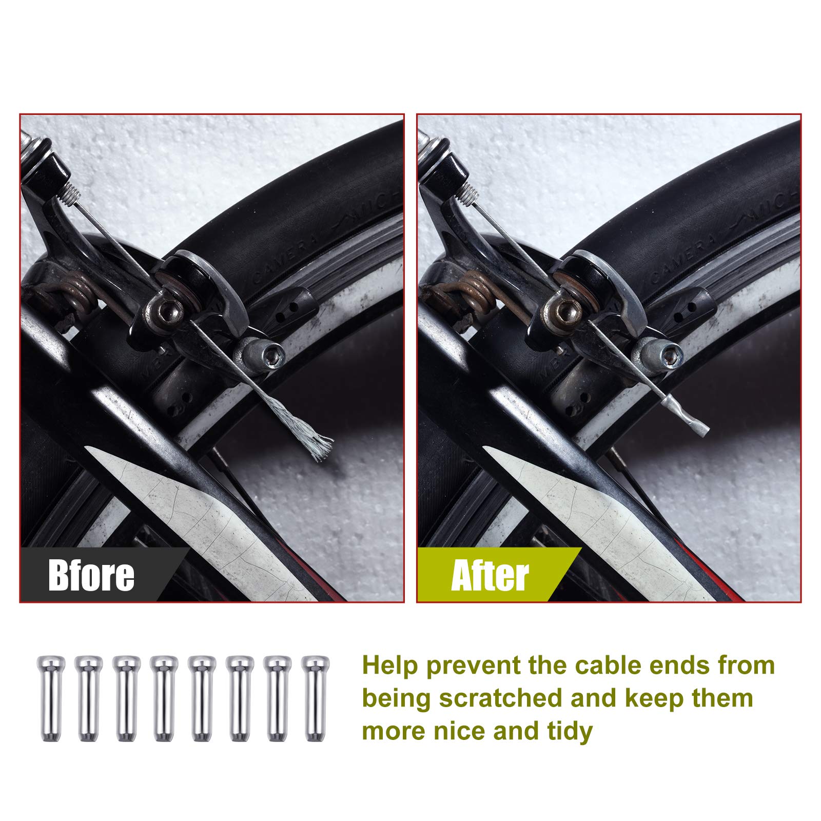 Snapklik.com : Boao Universal Bike Brake Cable Kit Derailleur Bicycle ...