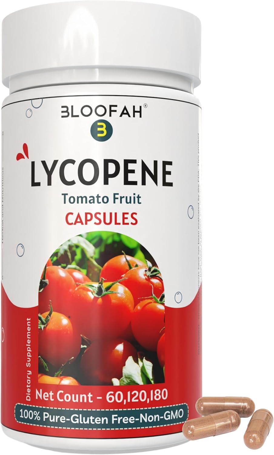 Amazon.com: Bloofah Tomato Powder (Lycopene) Capsules 500mg - 60 Count ...