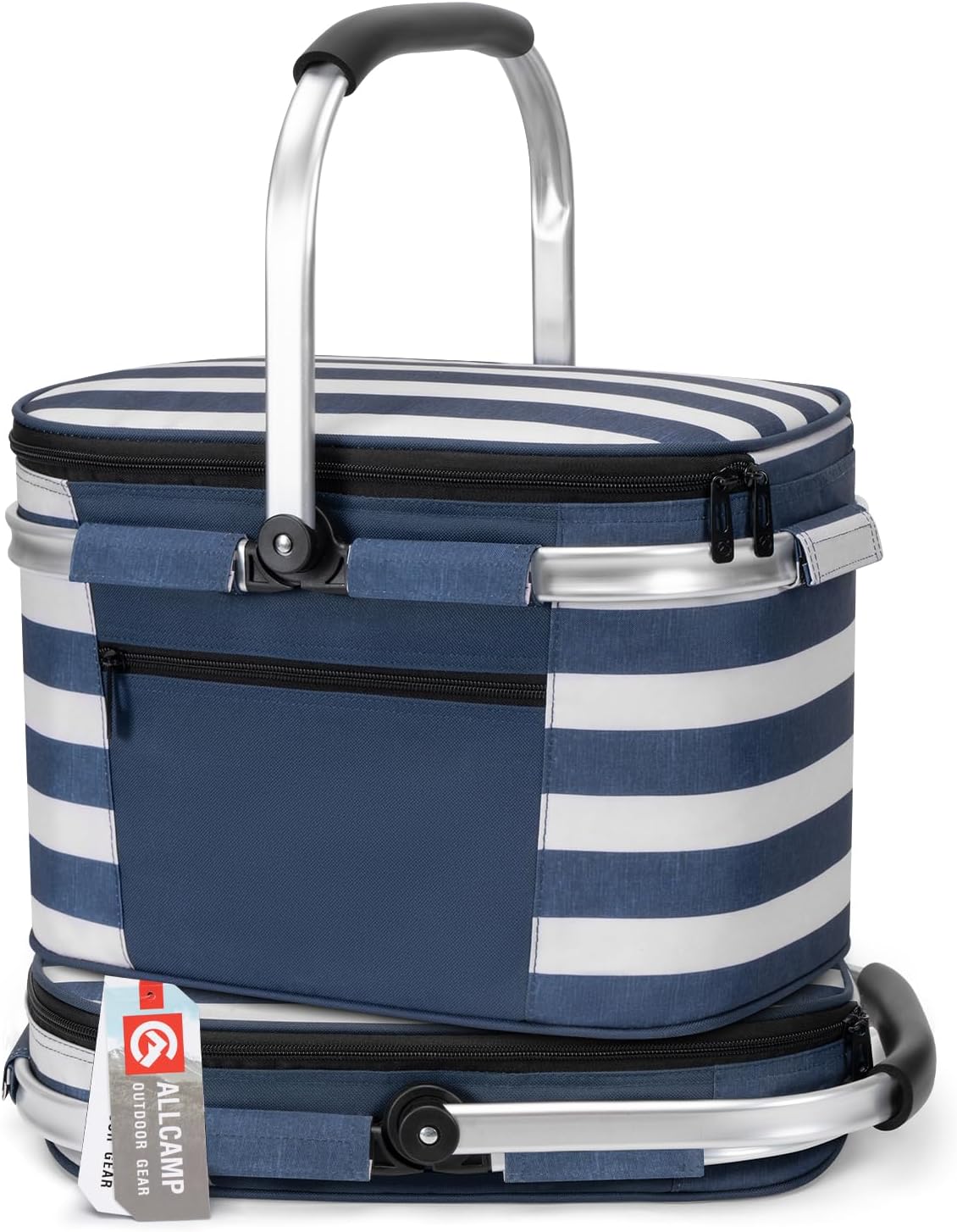 Amazon.com: Insulated Picnic Bag with Leakproof Liner Foldable Reusable ...