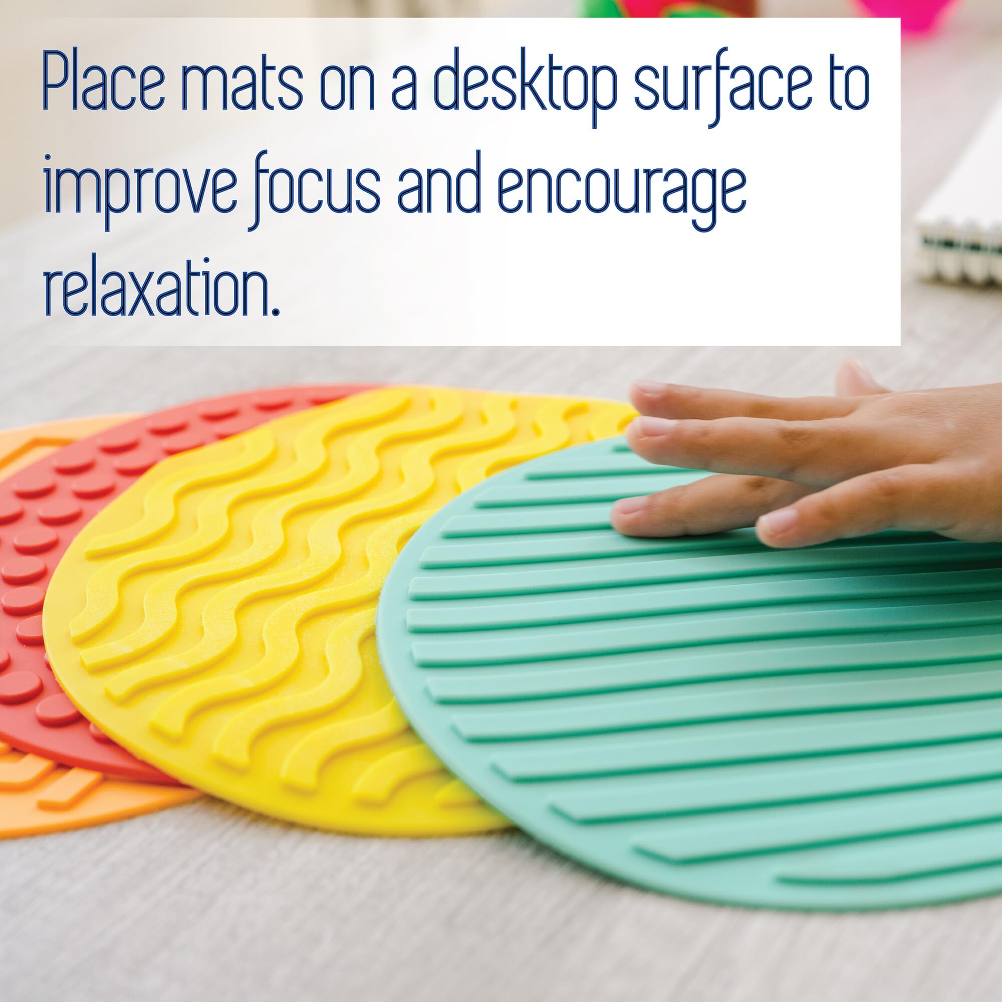 Snapklik.com : Sensory Genius Sensory Mats For Children & Adults - 4 ...