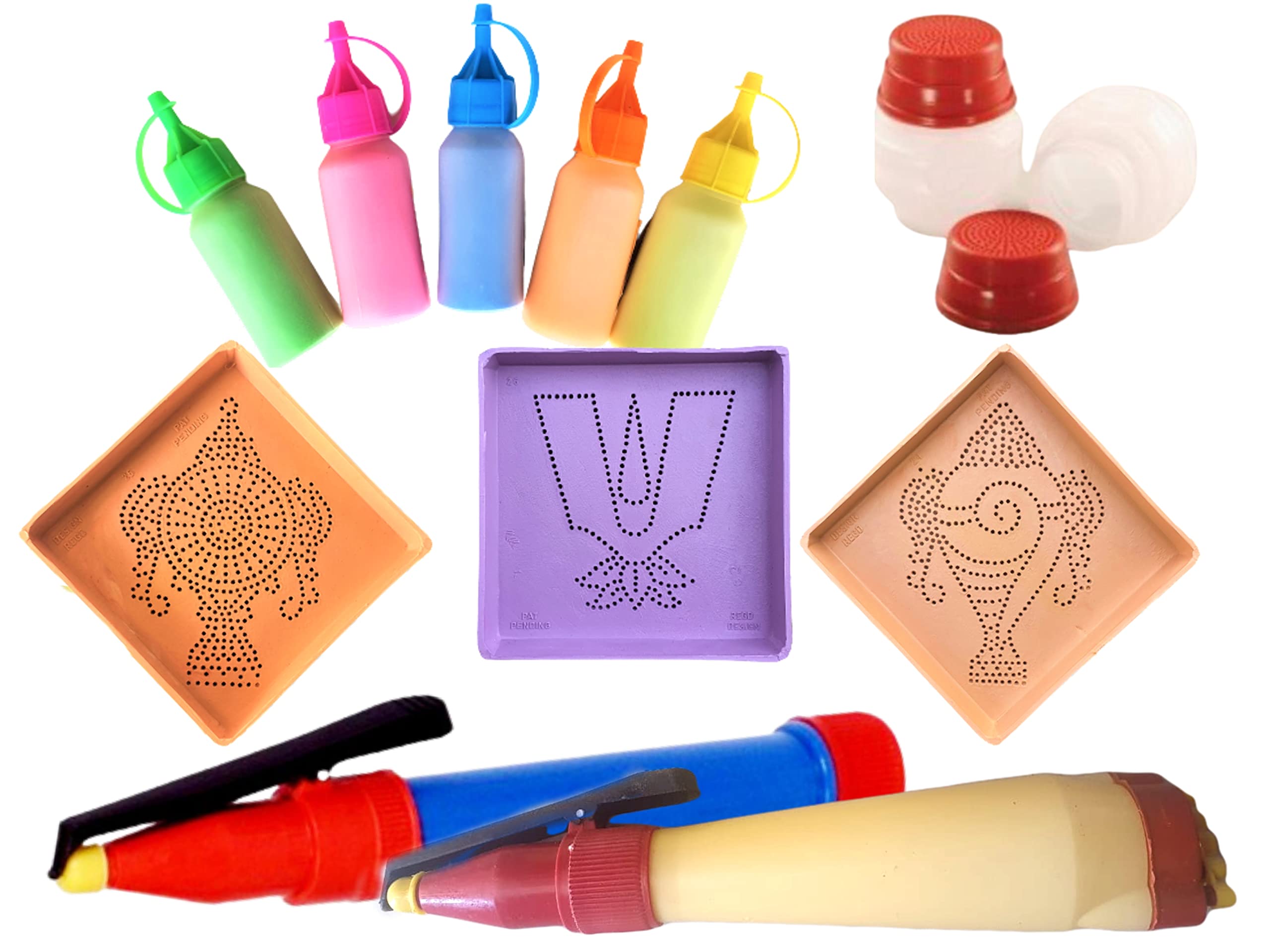 Buy Artonezt Rangoli Tool Kit: Tirupati Balaji South Indian Lord ...