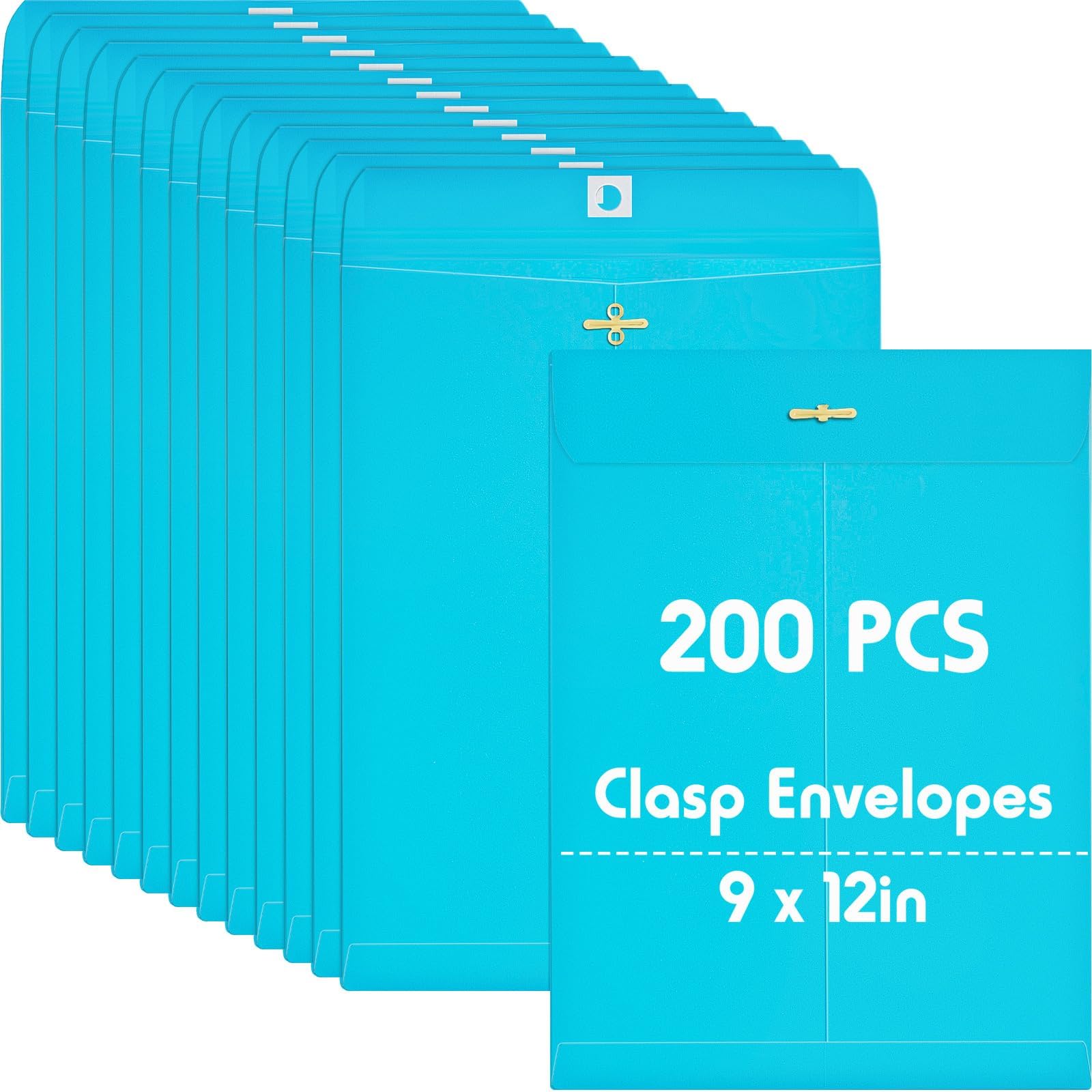 Amazon.com : Geyee 200 Pcs 9 x 12 Inch Manilla Envelopes with Clasp ...