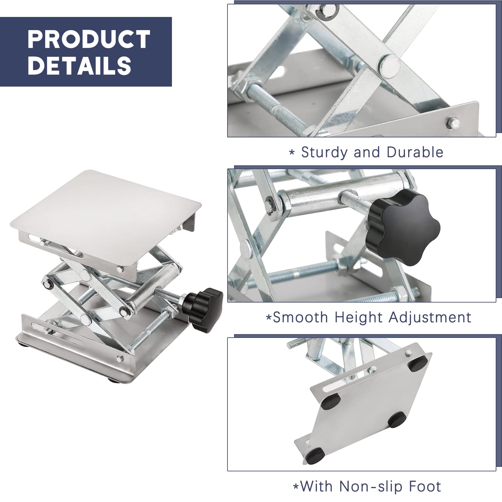 Snapklik.com : FLKQC Lift Table Lab Stand Lifter, Scissor Lifting Jack ...