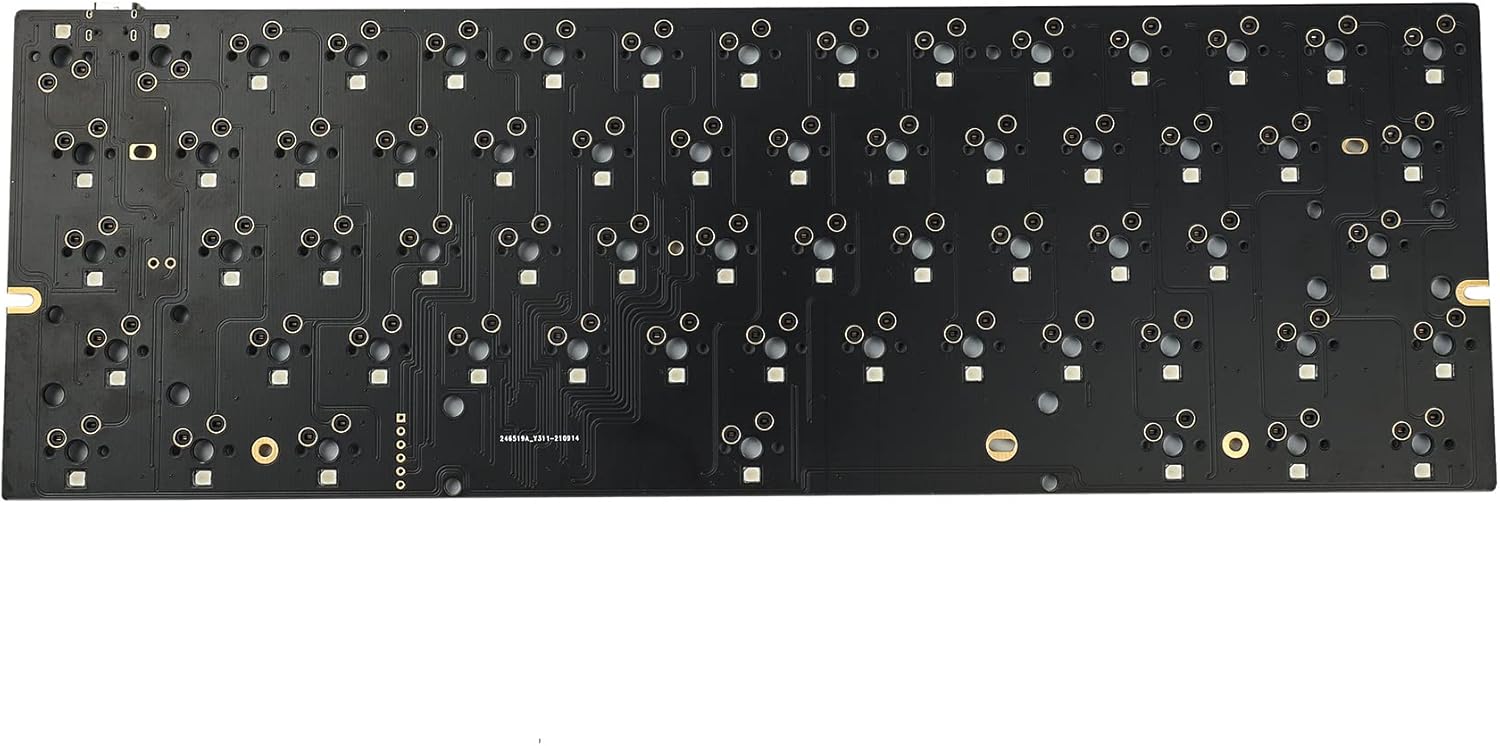 YMDK GH60 HHKB-Style Oni Hot Swappable Both Underglow Switch RGB VIA ...