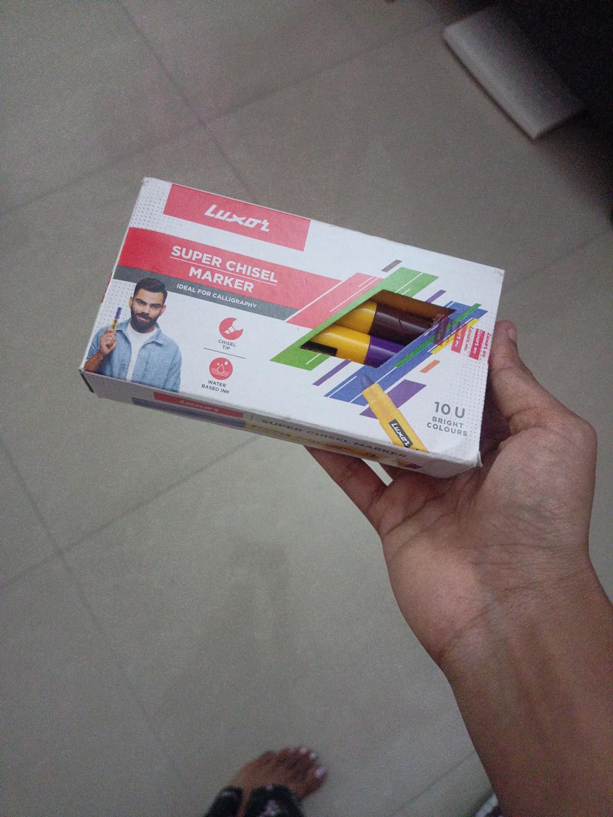 Luxor 999 N Super Chisel Marker - Box of 10, Broad & Precise Marking ...