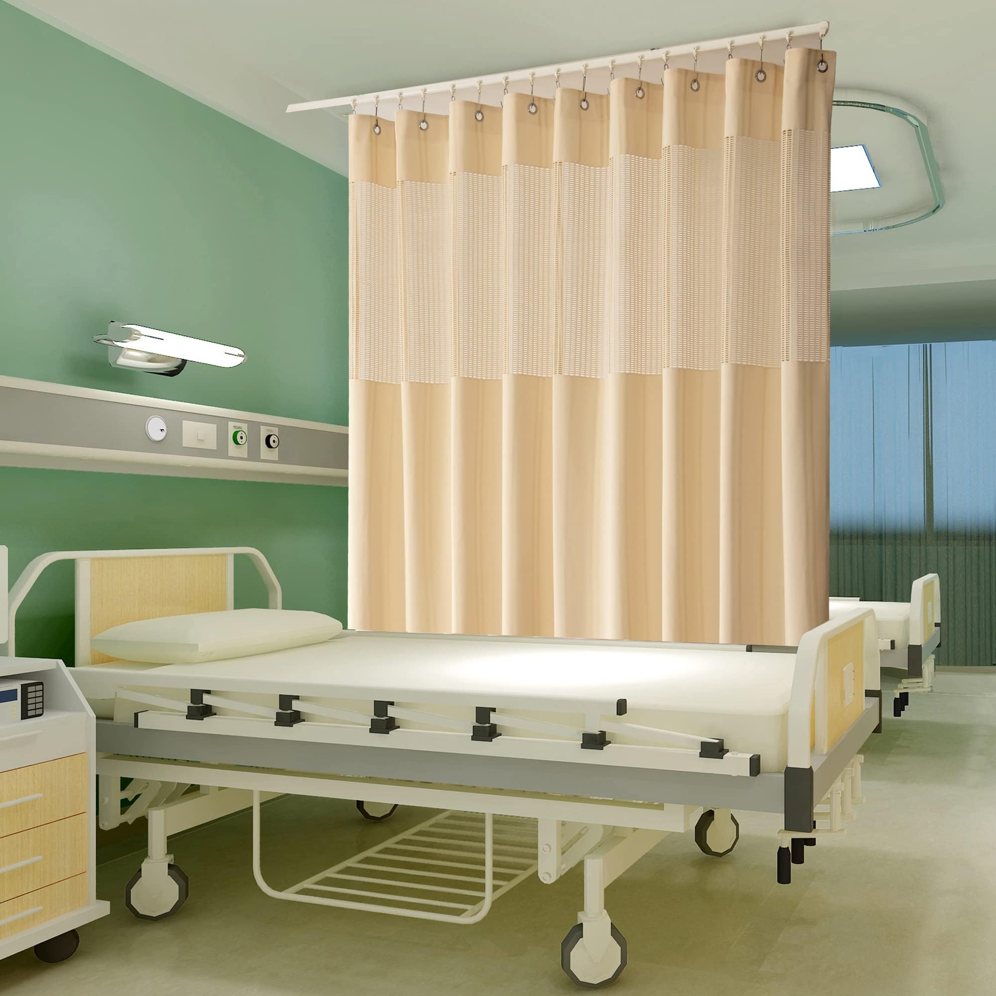 Amazon.com: TCUSSIF Flame Retardant Hospital Curtain Room Divider ...
