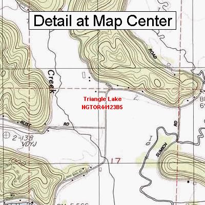 Amazon.com : USGS Topographic Quadrangle Map - Triangle Lake, Oregon ...
