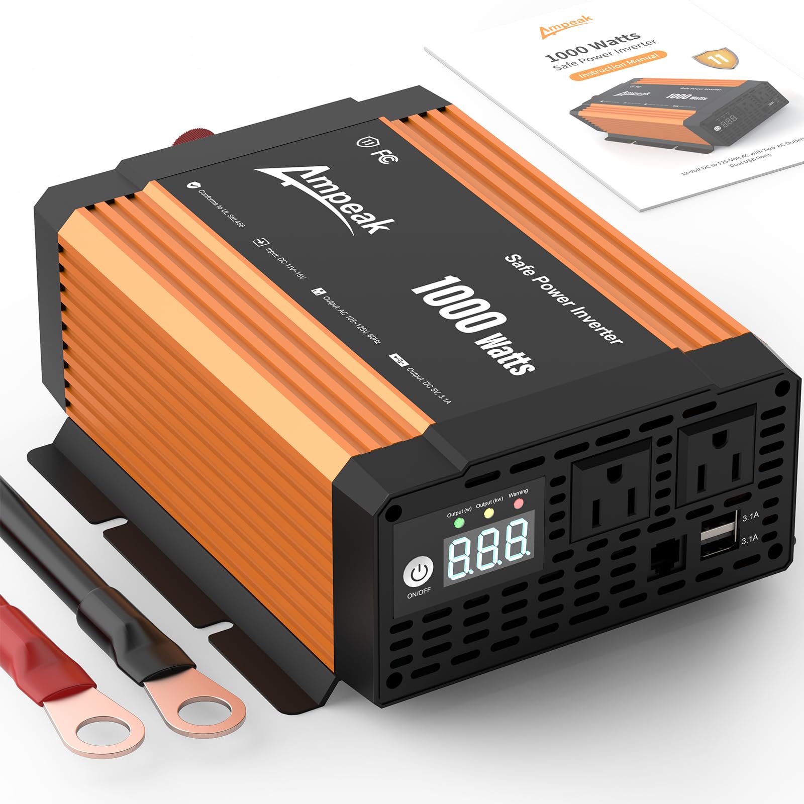 Snapklik.com : 1000W Inverter 12V To 110V Led Screen Display Truck ...