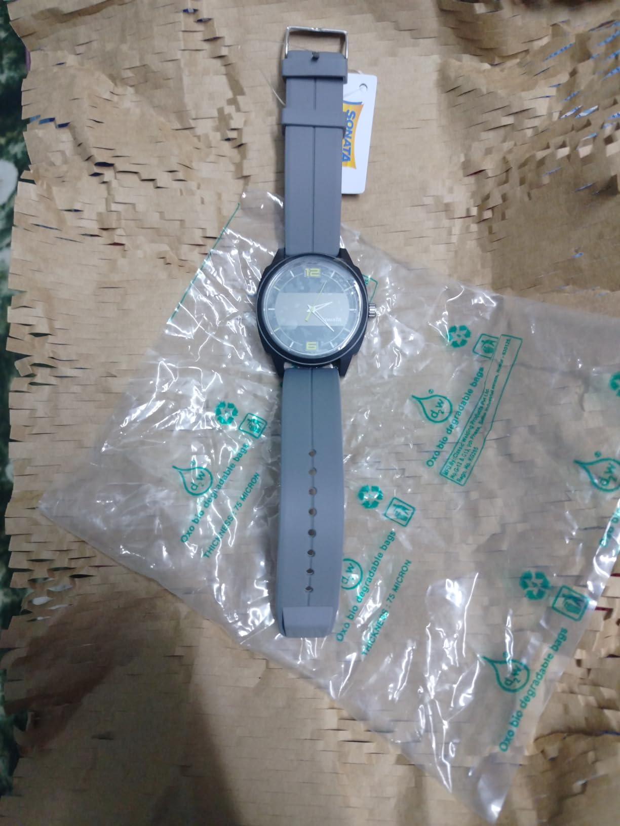 Buy Sonata Camo Multicoloured Dial Plastic Strap Watch for Men ...