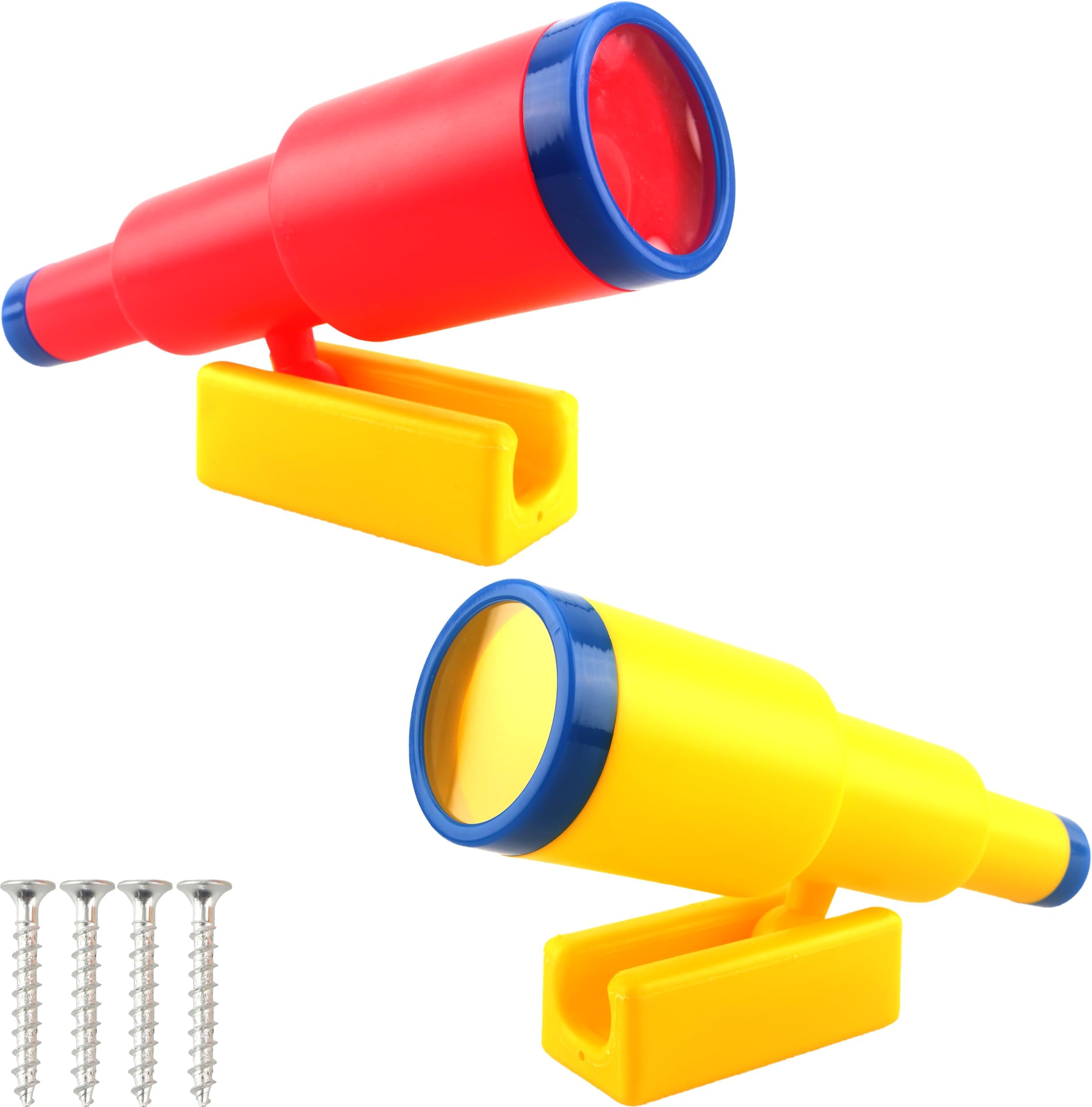 Amazon.com: Haconba 2 Pack Swingset Telescope Toy Playground Pirate ...