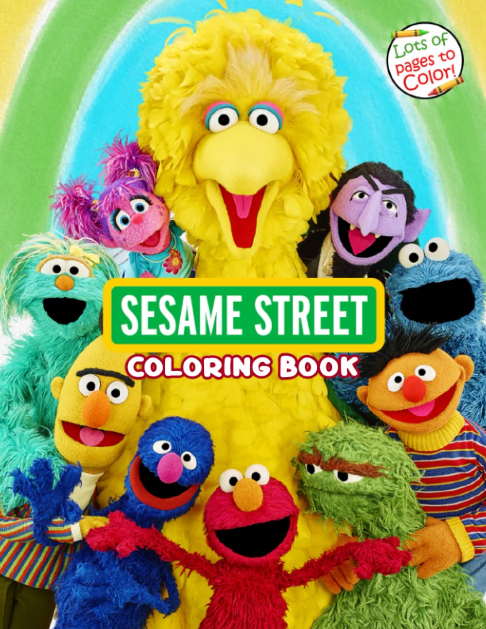 Buy Sesame Street Coloring Book: Great Gift With 50 Jumbo Coloring ...
