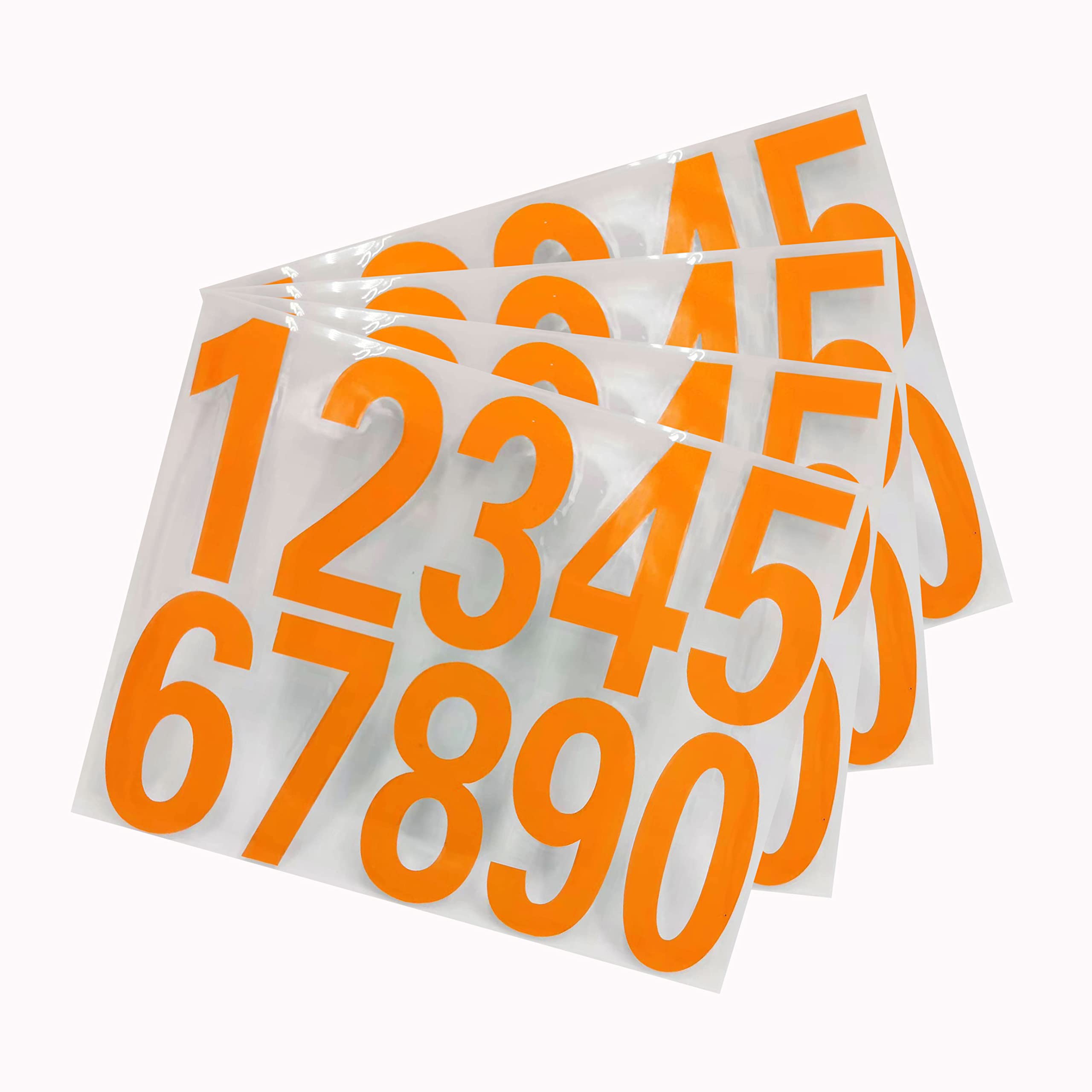 Mailbox Numbers Reflective Stickers for Outside,4 Sets(0-9) Vinyl ...