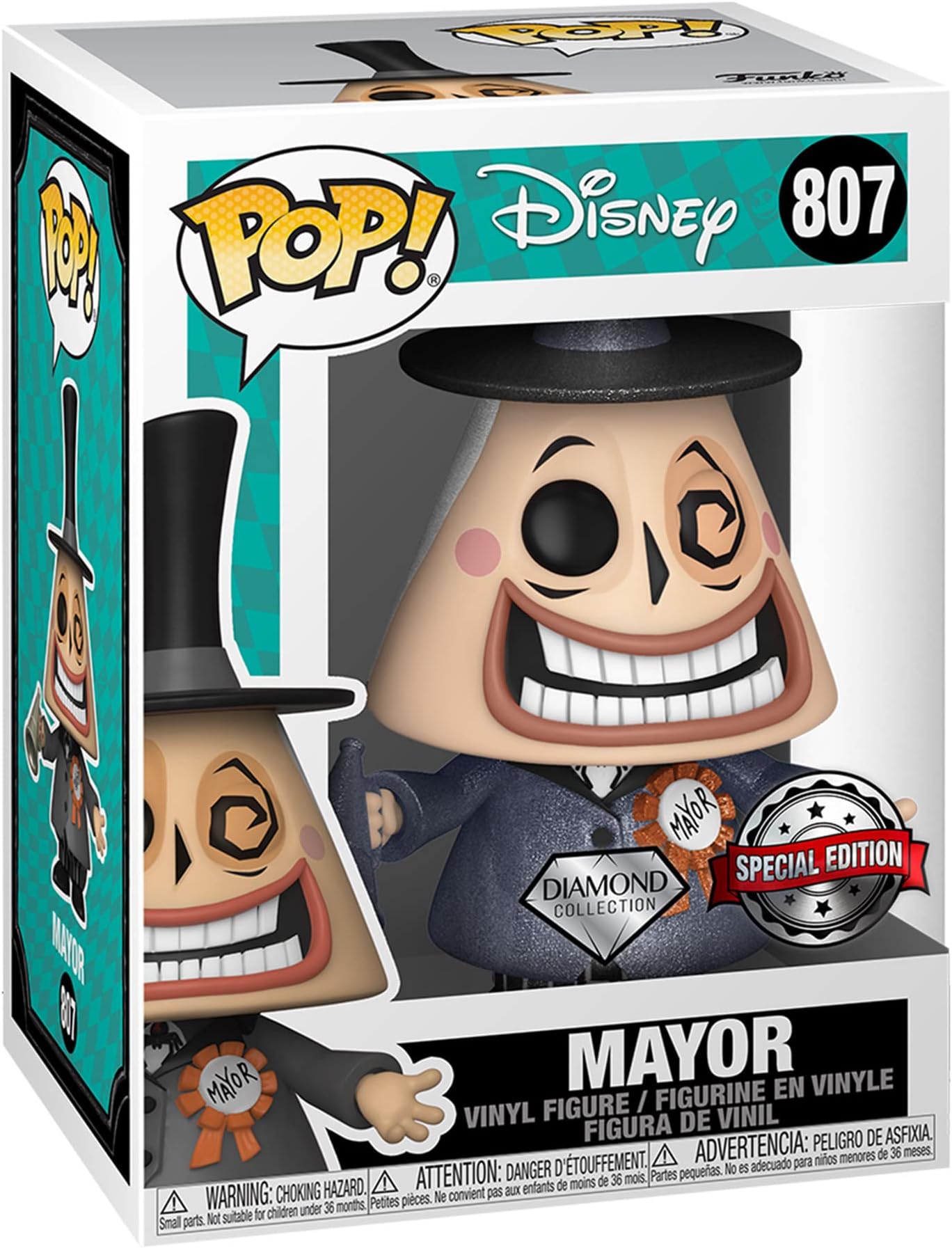 Amazon.com: Funko Pop! Disney: The Nightmare Before Christmas - Mayor ...