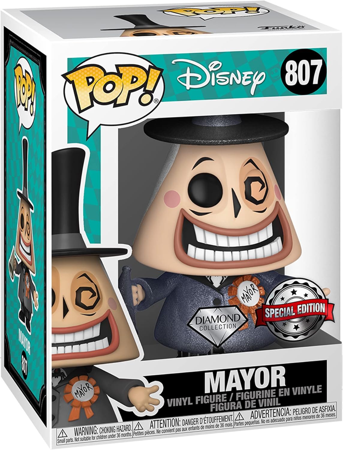 Amazon.com: Funko Pop! Disney: The Nightmare Before Christmas - Mayor ...