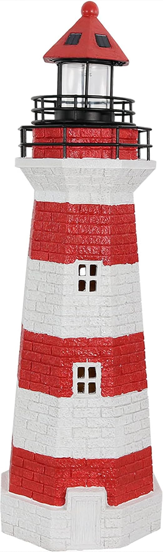 Amazon.com : Sunnydaze 36 Inch Outdoor Lighthouse - Solar Lighthouse ...