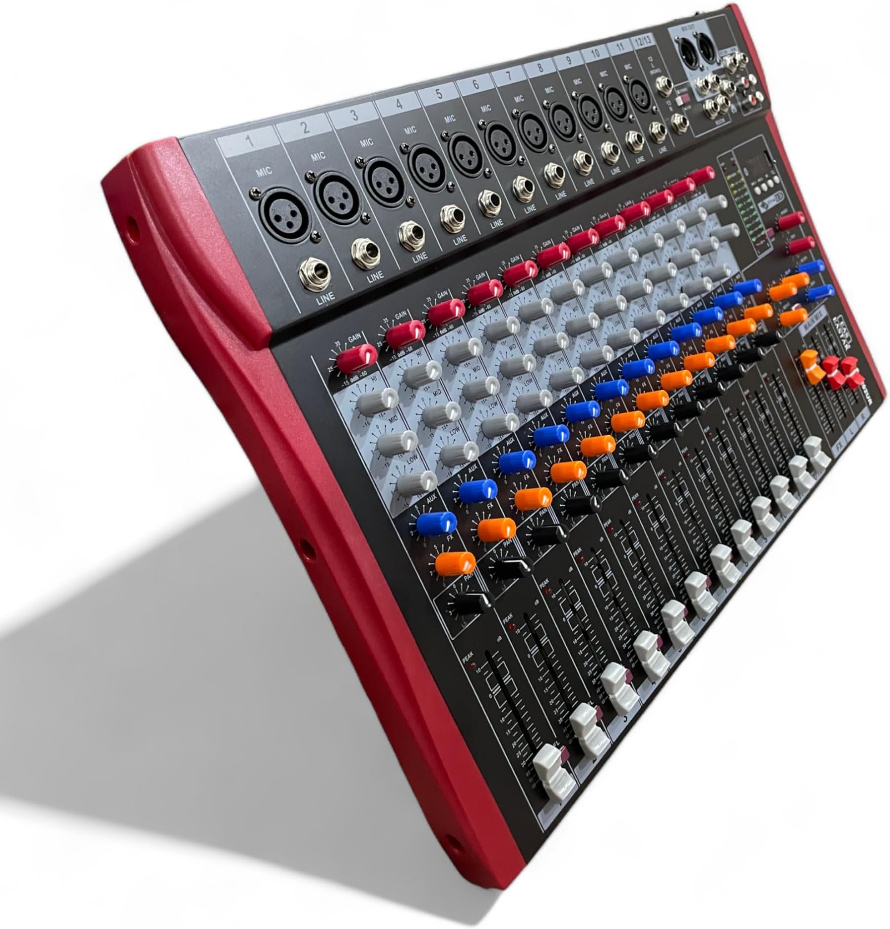 Eastar EAS-1202UR 12 Channel Stereo Echo DJ Mixer with USB & Bluetooth ...