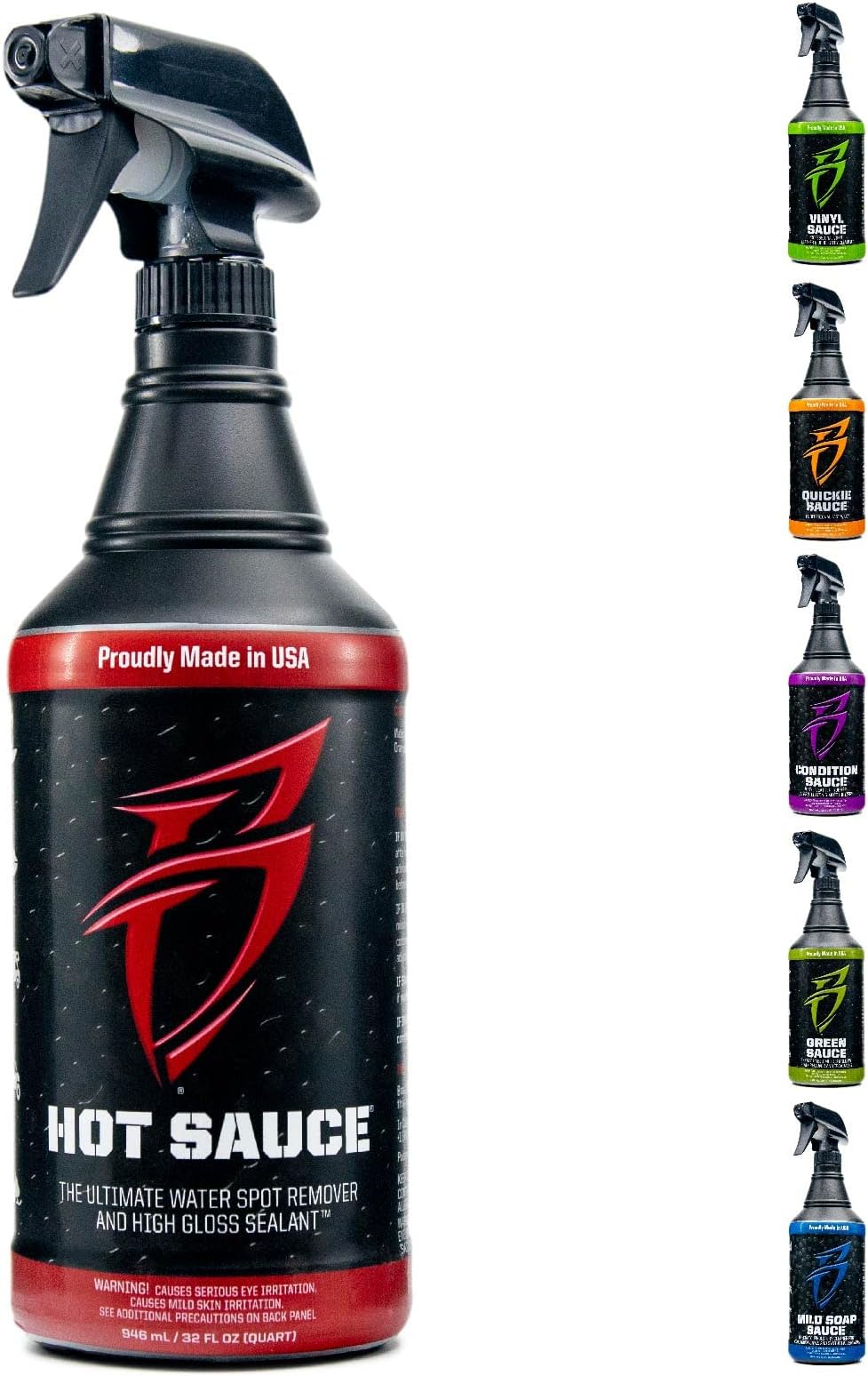 Boat Bling Hot Sauce Premium Hard Water Spot Remover w/High-Gloss Wax ...