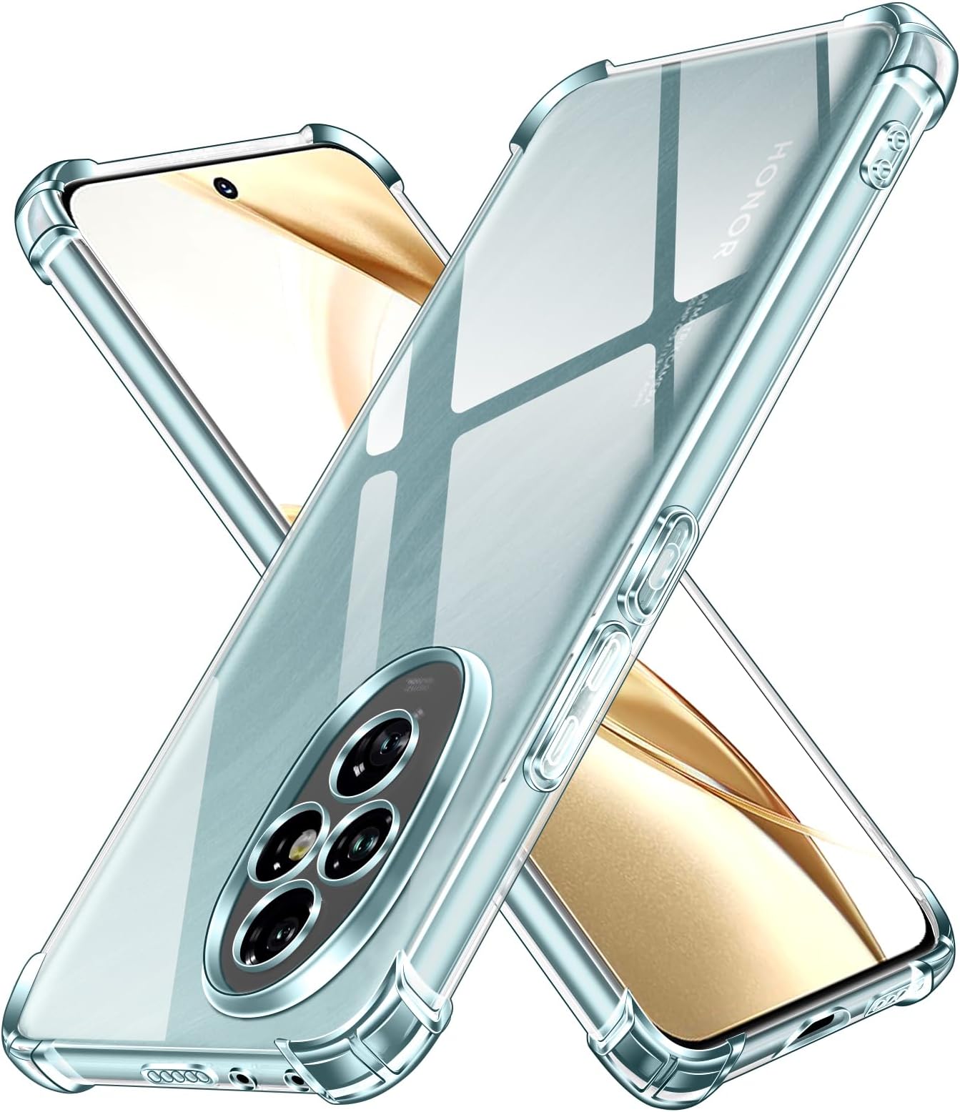 iVoler Cover per Honor 200 5G, Custodia Antiurto Trasparente per ...