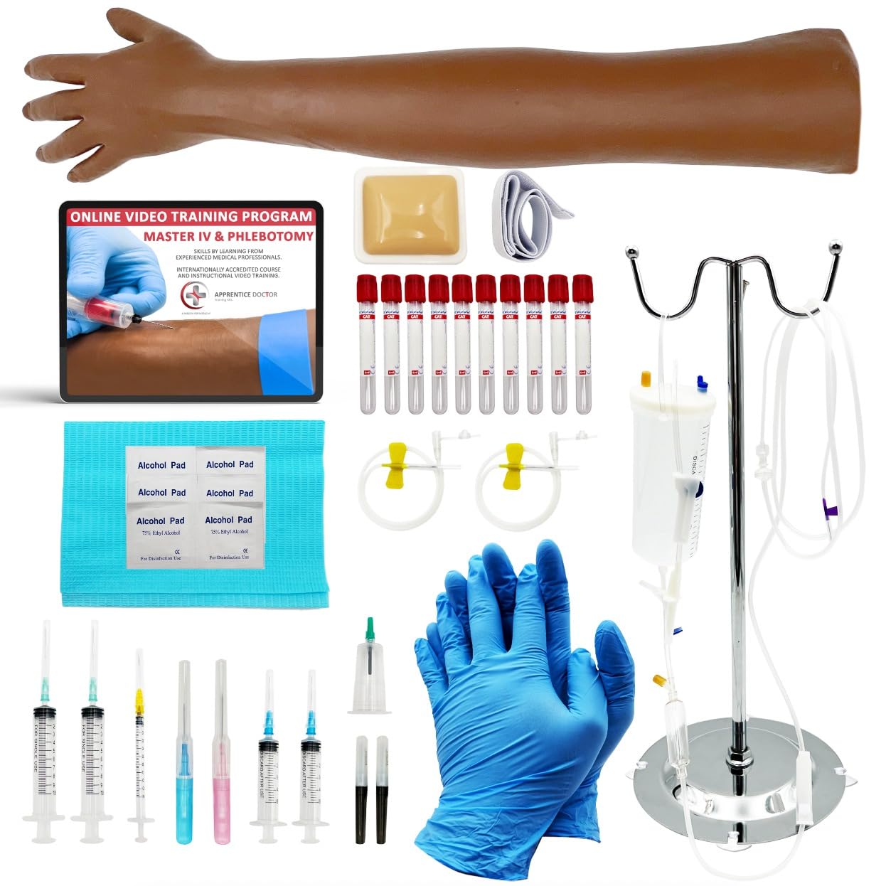 Phlebotomy Practice Kit for Nurses, Phlebotomists, & Medical ...