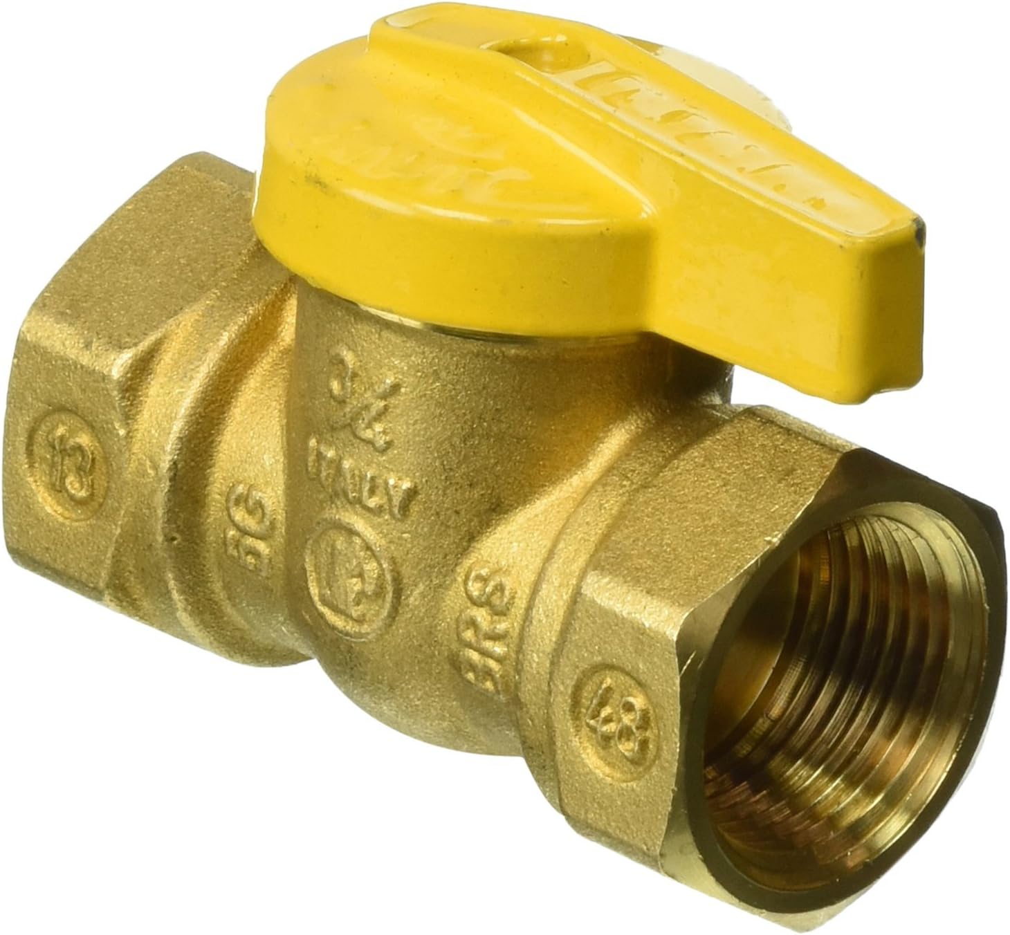 LDR Industries 020 1504 Gas Ball Valve, 3/4", Brass - Faucet Valves ...