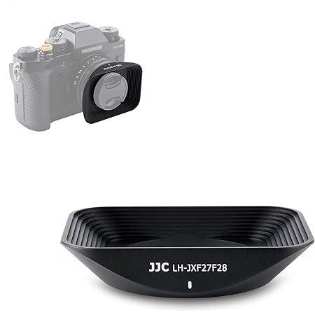 JJC LH-XF27 Lens Hood for Fujifilm XF 27mm f/2.8 R WR Lens on Fuji X-S10 X-T4 X-T2 X-T3 X-T20 X ...