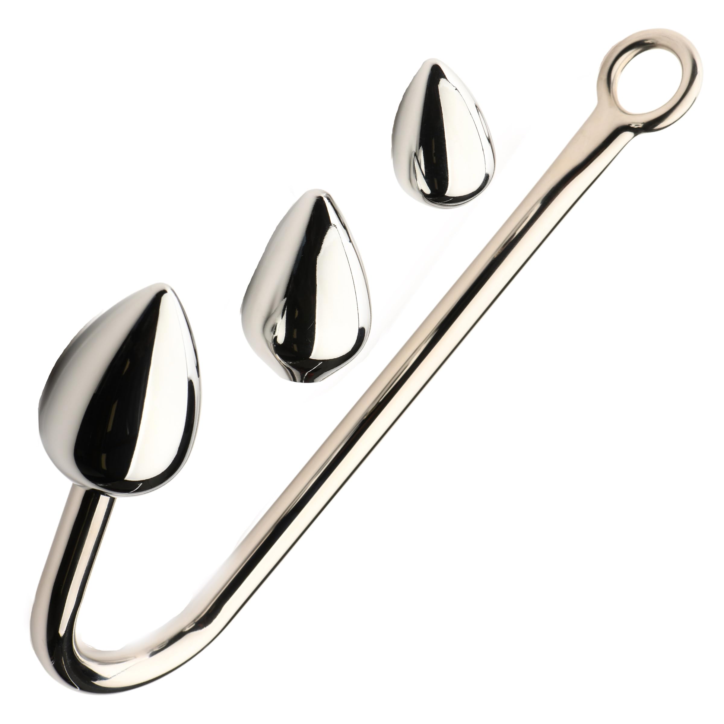 Amazon.com: MASTER SERIES Anal Hook Trainer Anal Hook with 3 Plugs for ...