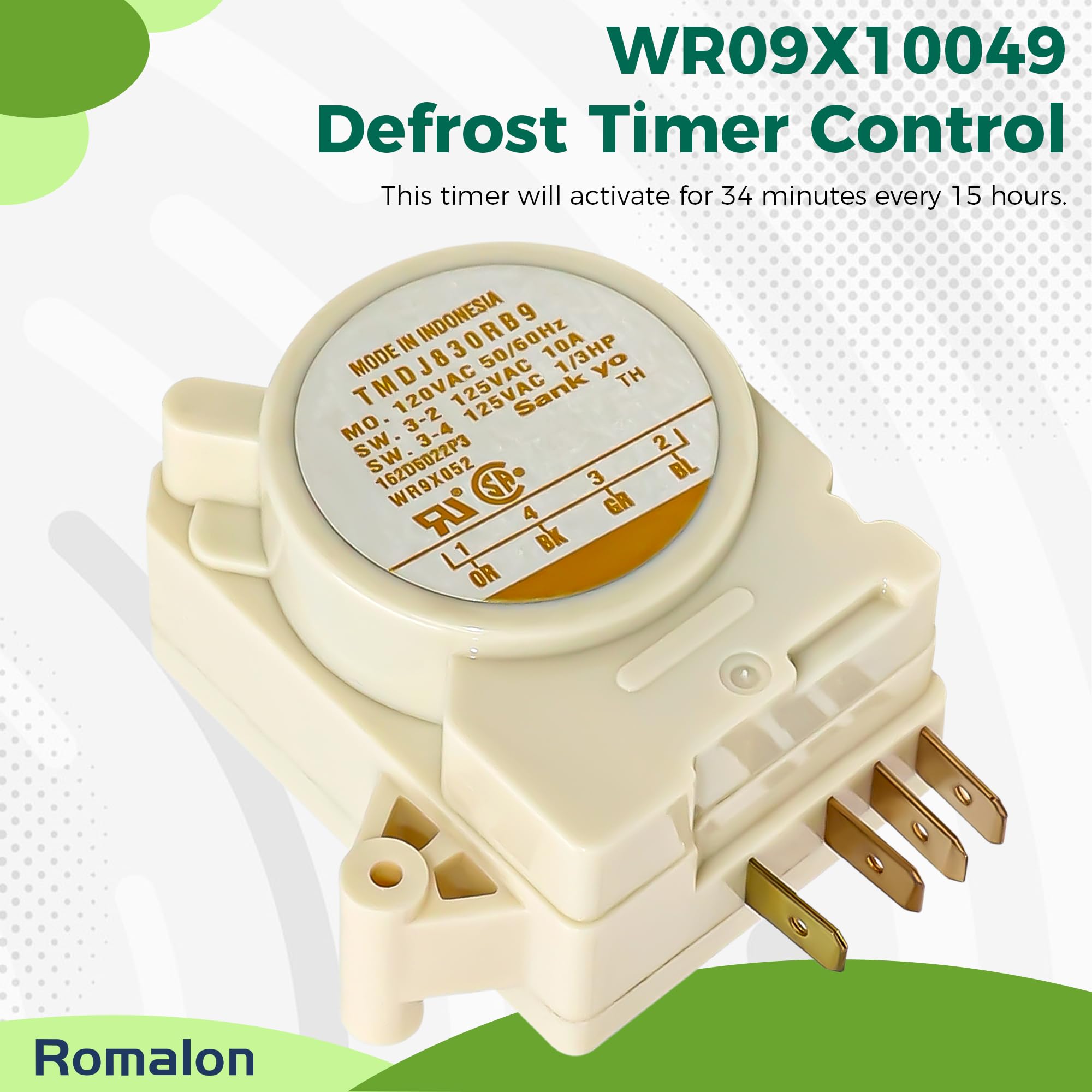 Snapklik.com : WR9X502 Defrost Timer Control Replacement Part ...