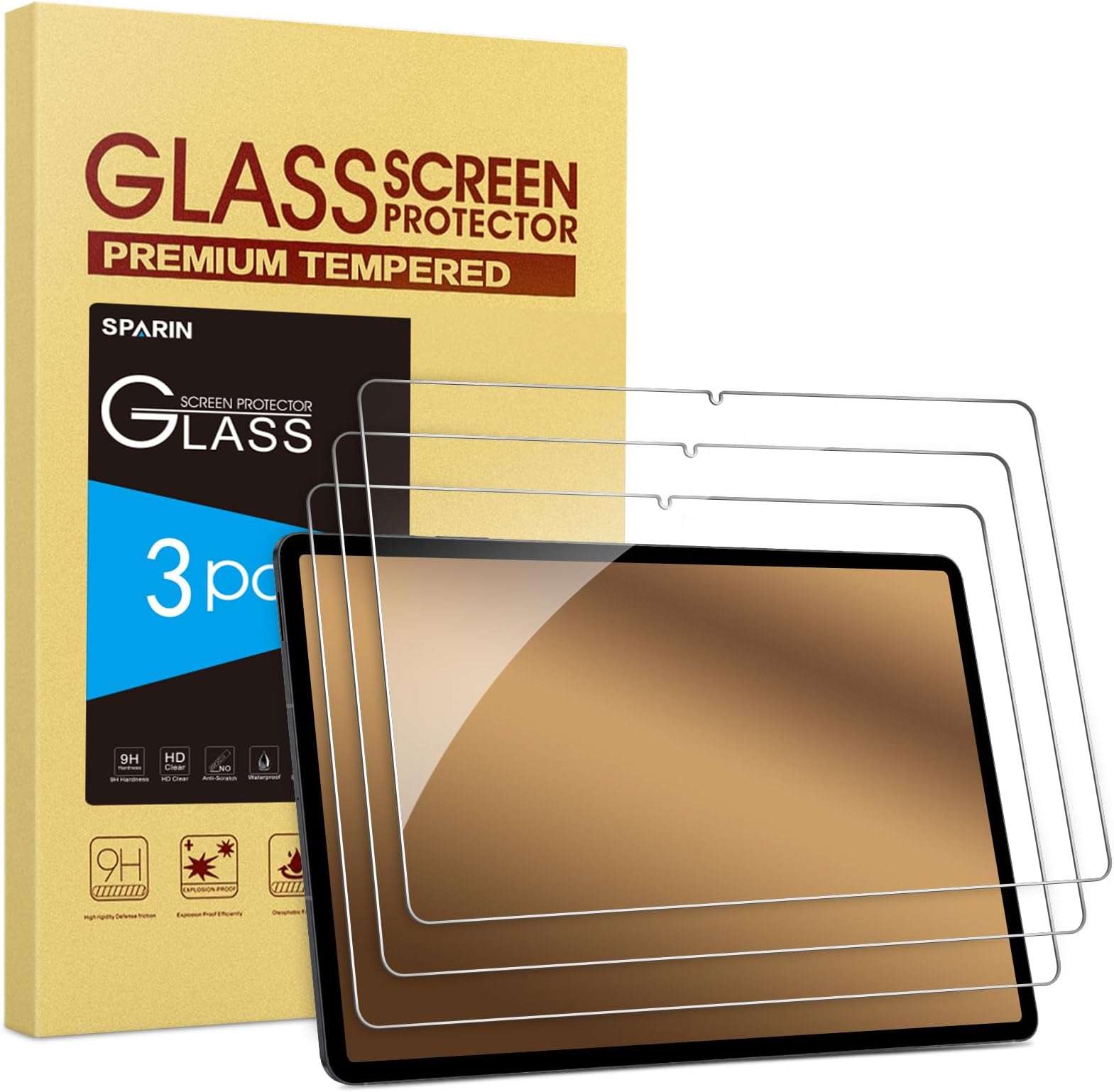 Amazon.com: ProCase 3 Pack Screen Protector for Galaxy Tab A9 Plus 11 ...