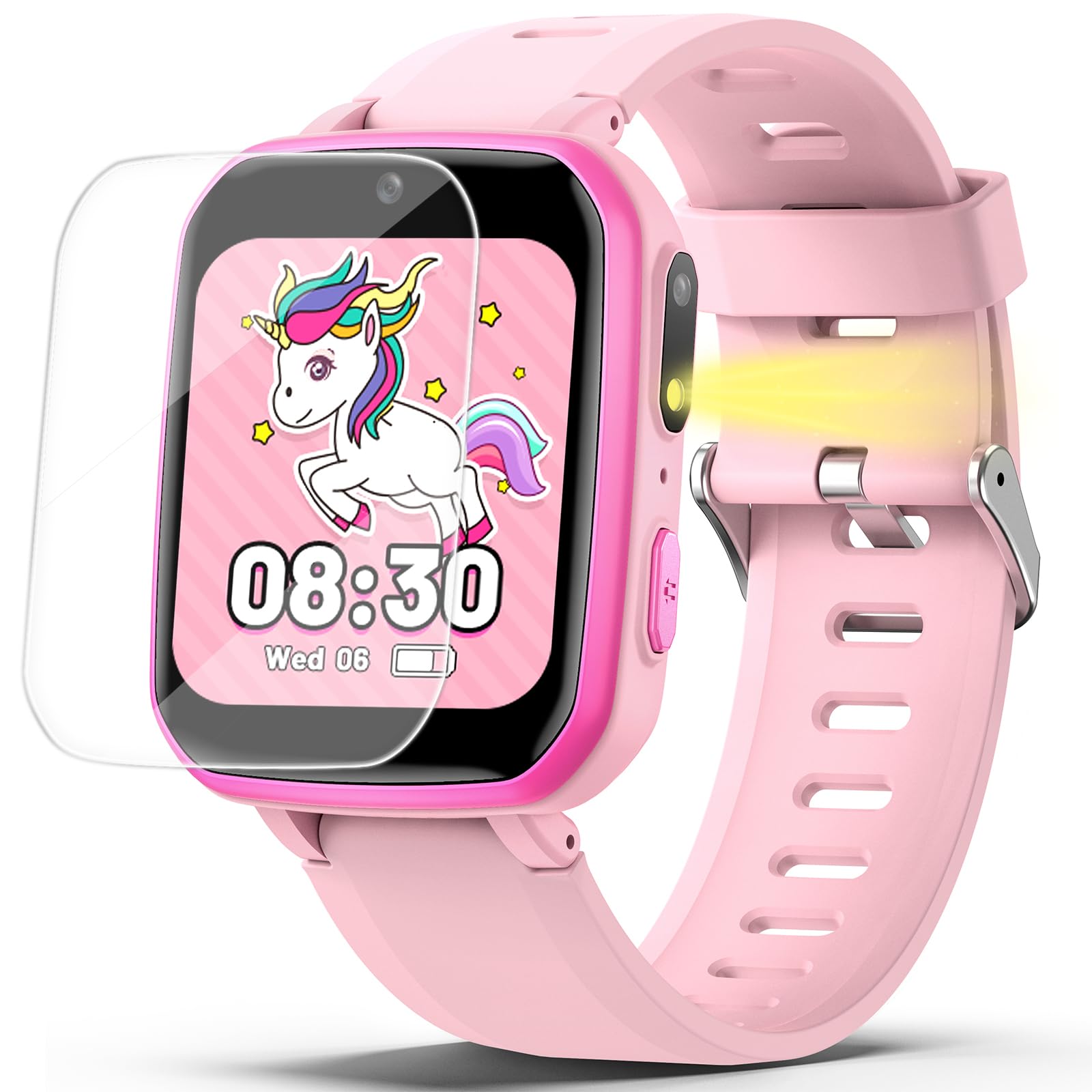 Amazon.com: Zicor Kids Game Watch Gift with 26 Puzzle Games, Dual ...