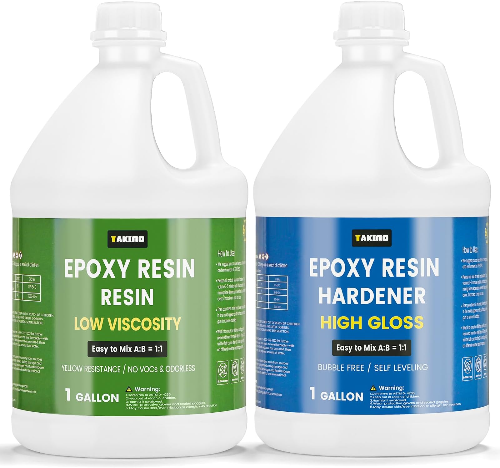 Amazon.com: Epoxy Resin 2.2 Gallon Kit, Clear Resin Epoxy, 2.2 Gallon ...
