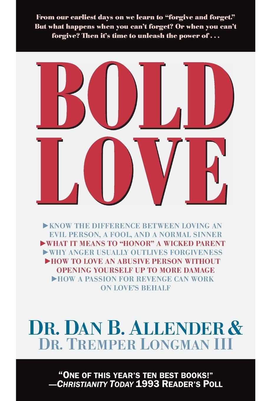Bold Love: Allender, Dan B, Longman, Tremper: 9780891097037: Amazon.com ...