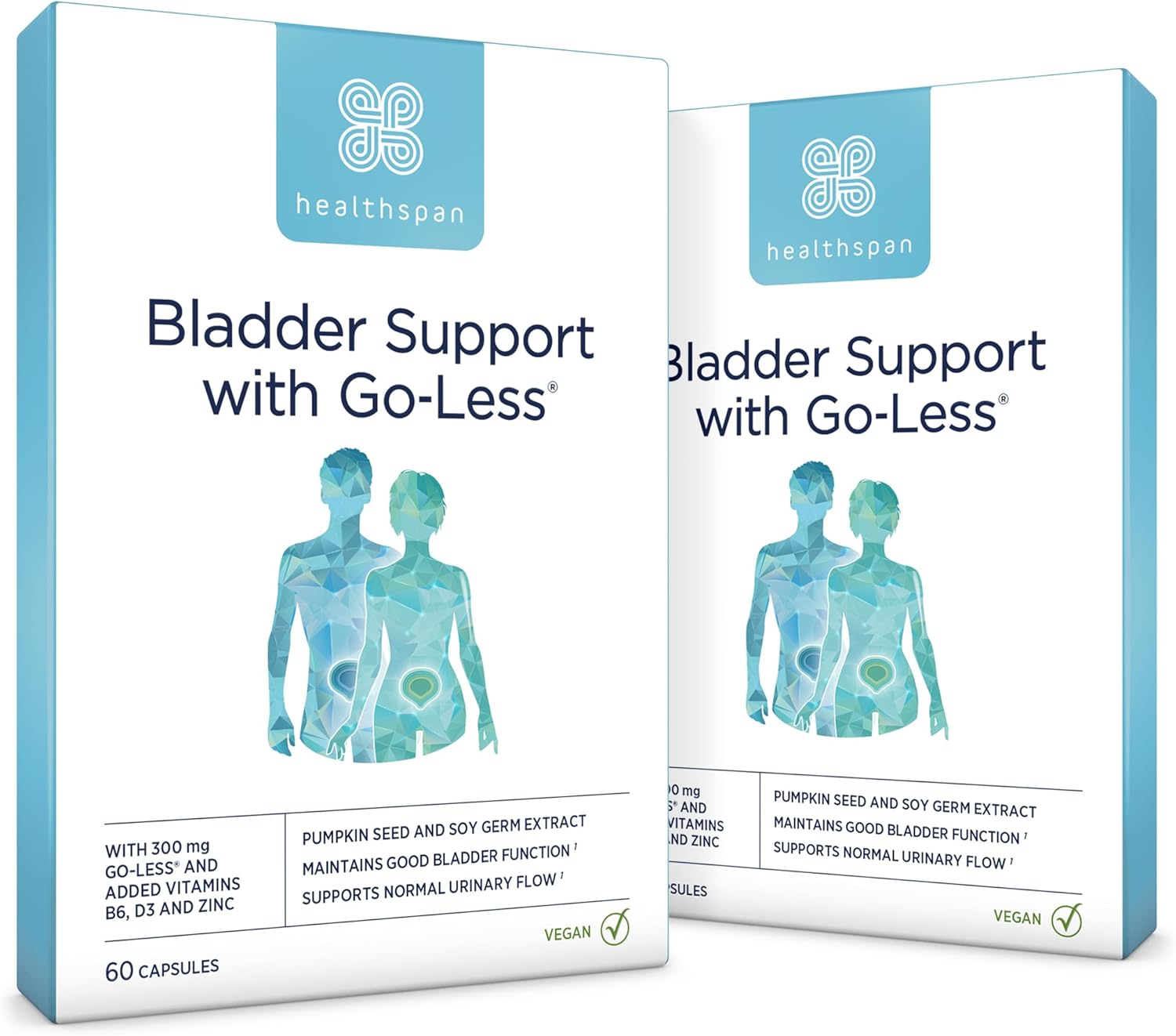 Healthspan Bladder Support with Go-Less® | for Good Bladder Health ...