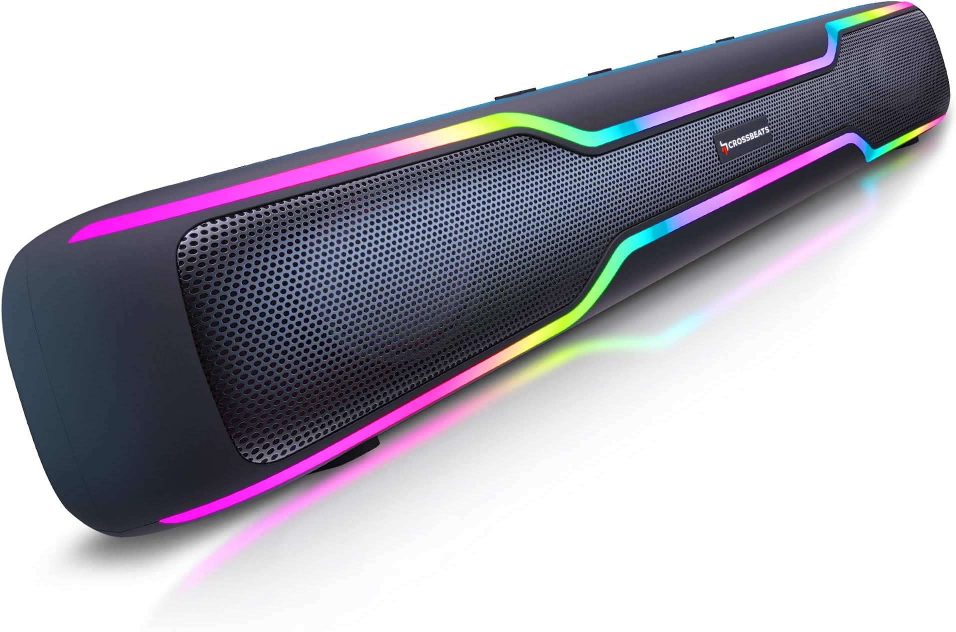 CrossBeats Blaze B50 | 50W Sound bar | Gaming RGB Light | FM Radio AUX ...