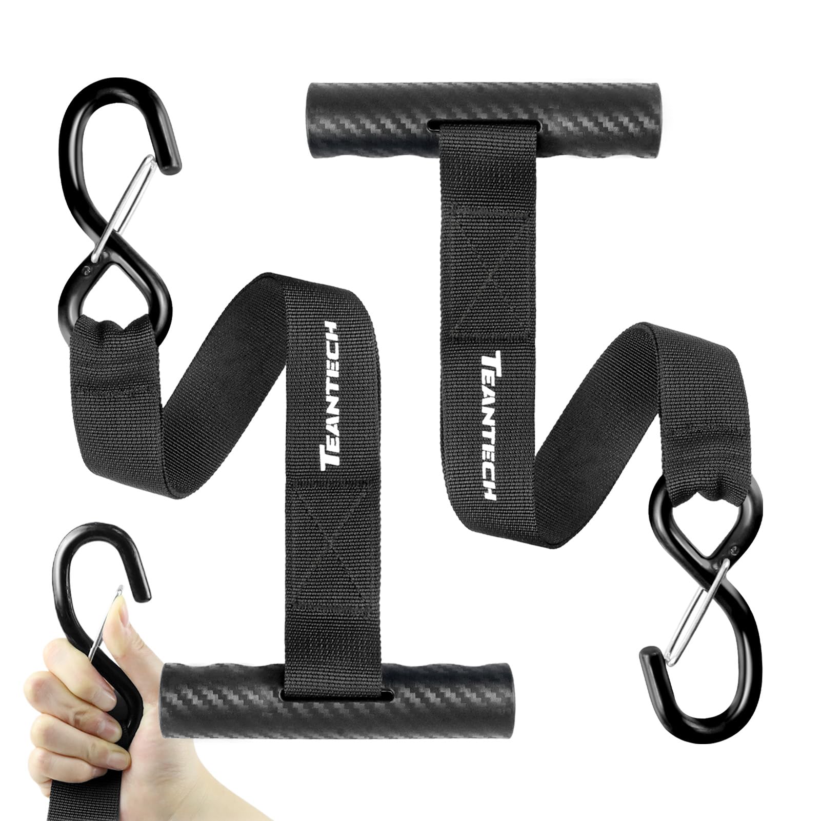 Amazon.com: Quick Hood Loops Kayak Tie Down Straps with S-Hook – 2 Pcs ...