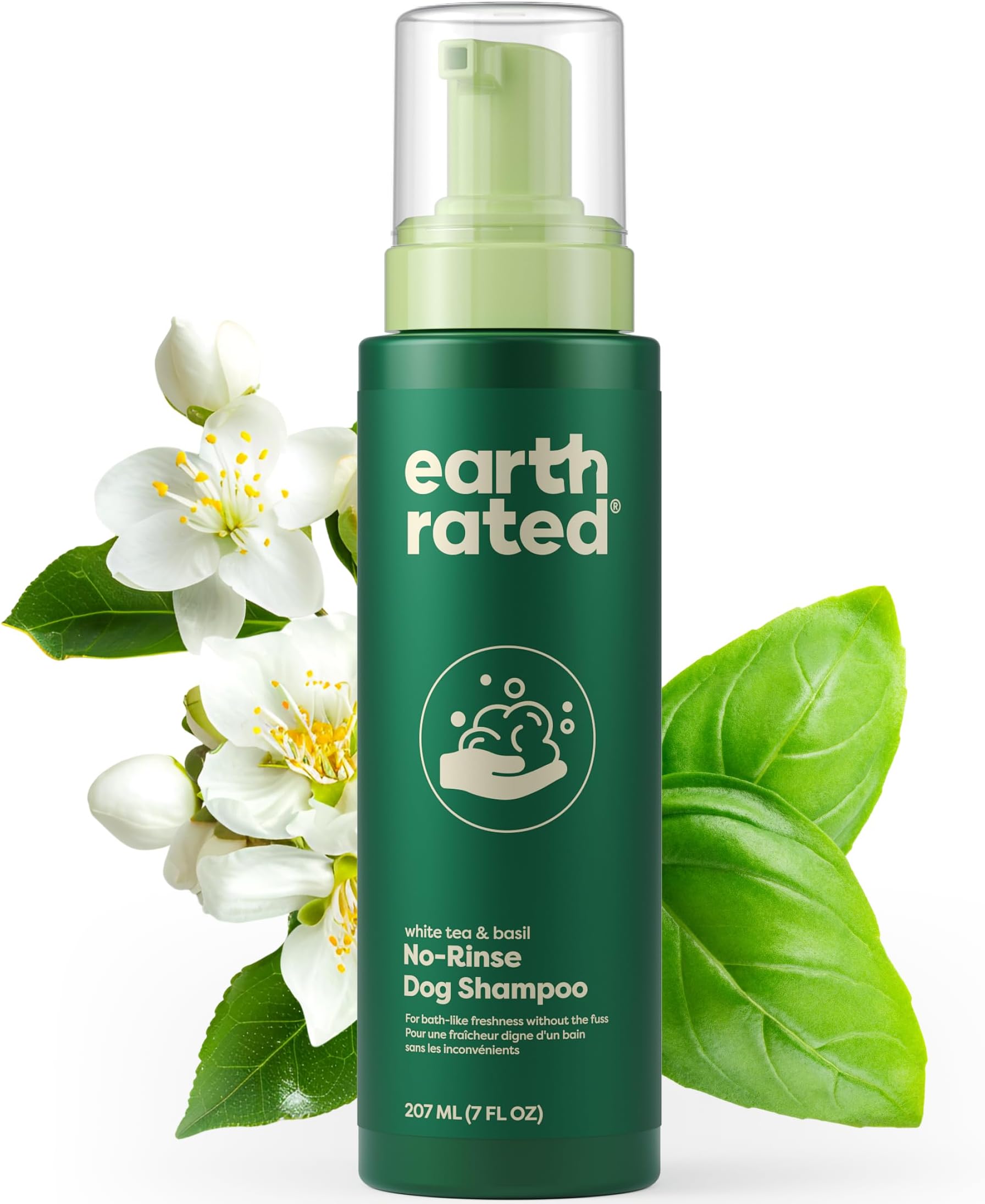 Earth Rated (A Canadian Company), No-Rinse Dog Shampoo, Convenient ...