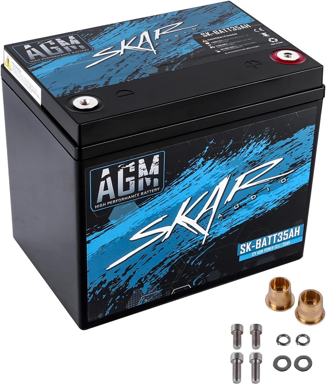Amazon.com: Skar Audio 12V AGM 525 Amp 35Ah High Performance Car Audio ...