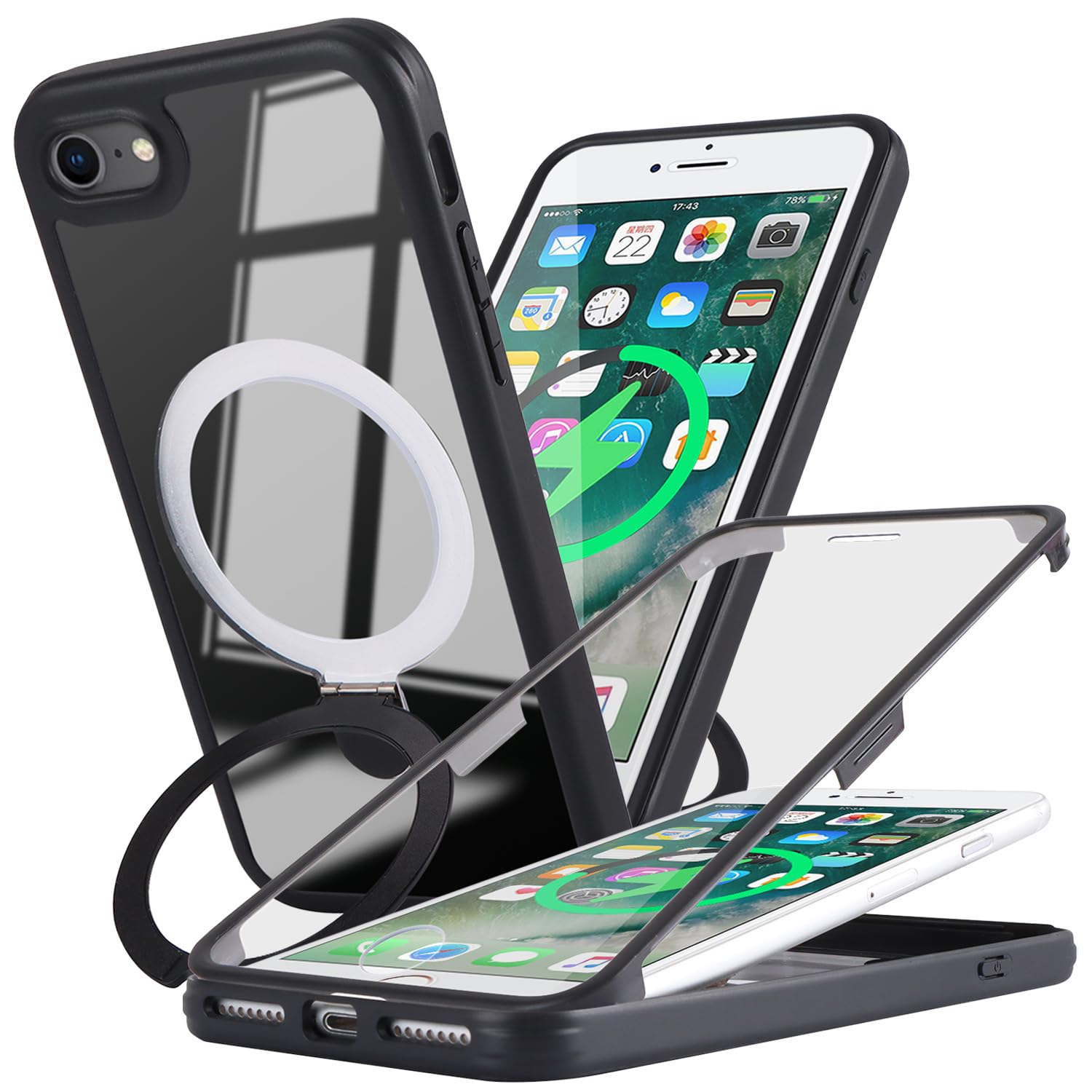 Amazon.com: SunYoo for iPhone SE 2022/2020 iPhone 8 Case with Screen ...