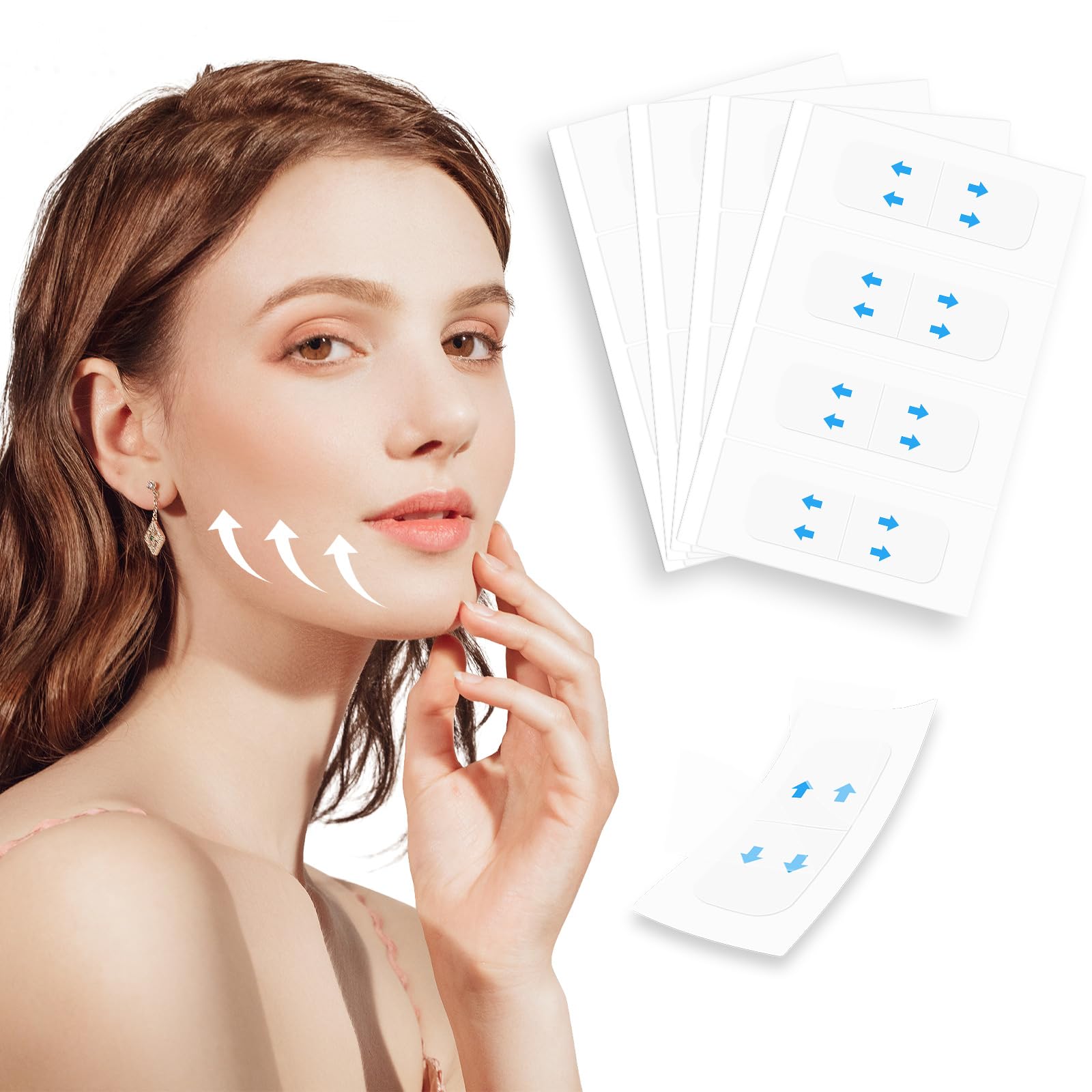 Amazon.com : Rainaideng Face Lift Tape 120Pcs,Face Tape Lifting ...