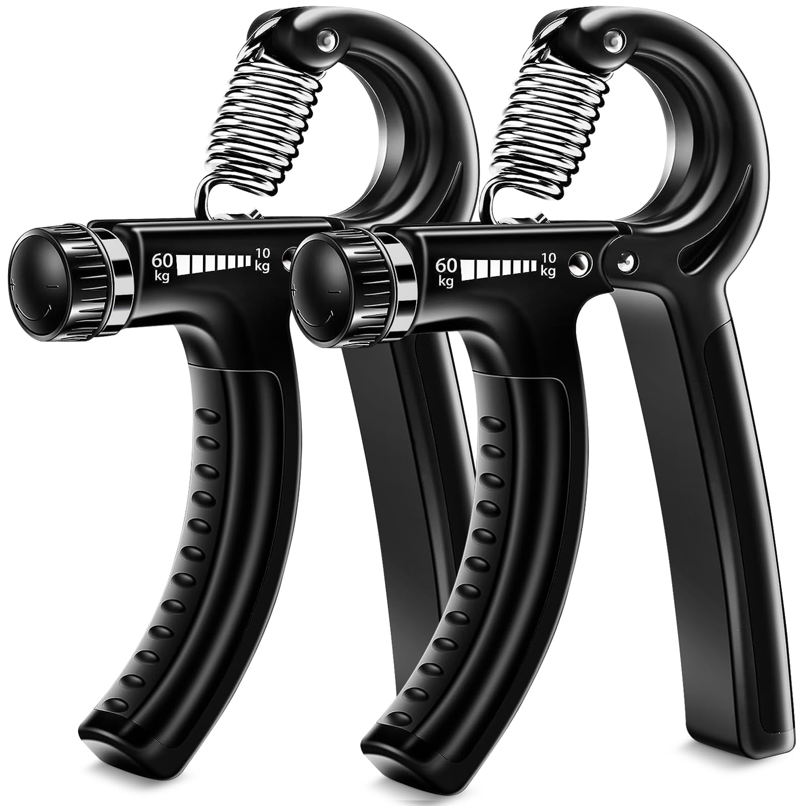 Amazon.com : Grip Strength Trainer, 2 Pack 11-132 lbs, Forearm ...