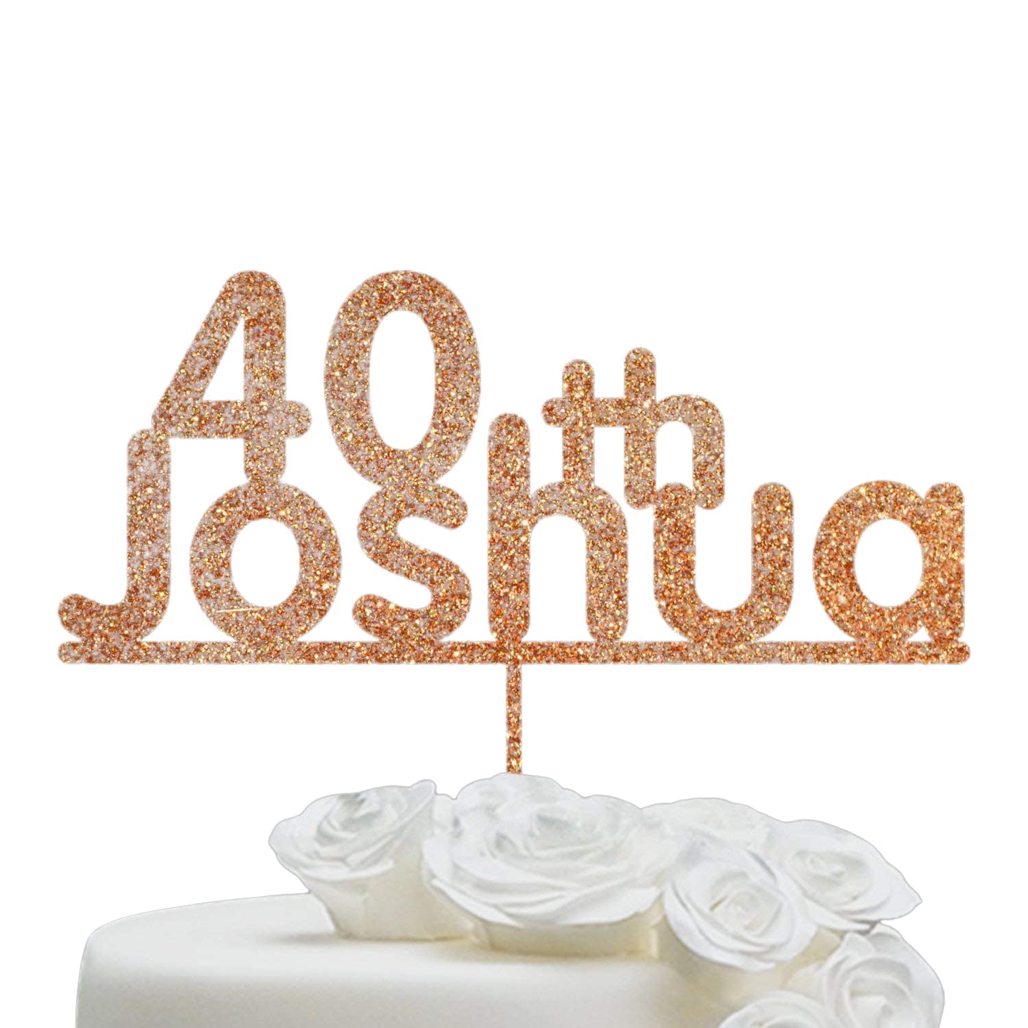 Buy 40th Birthday Cake Topper - Personalized Cake Topper - Anniversary ...