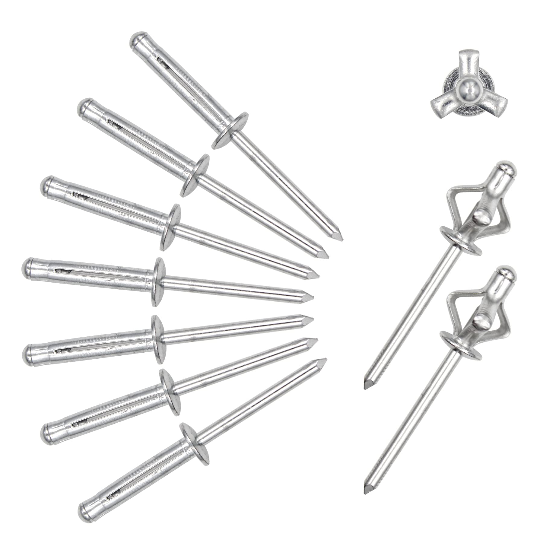 Kaking 3 16 X 1 Tri Fold Rivets Assortment 50pcs | Desertcart INDIA