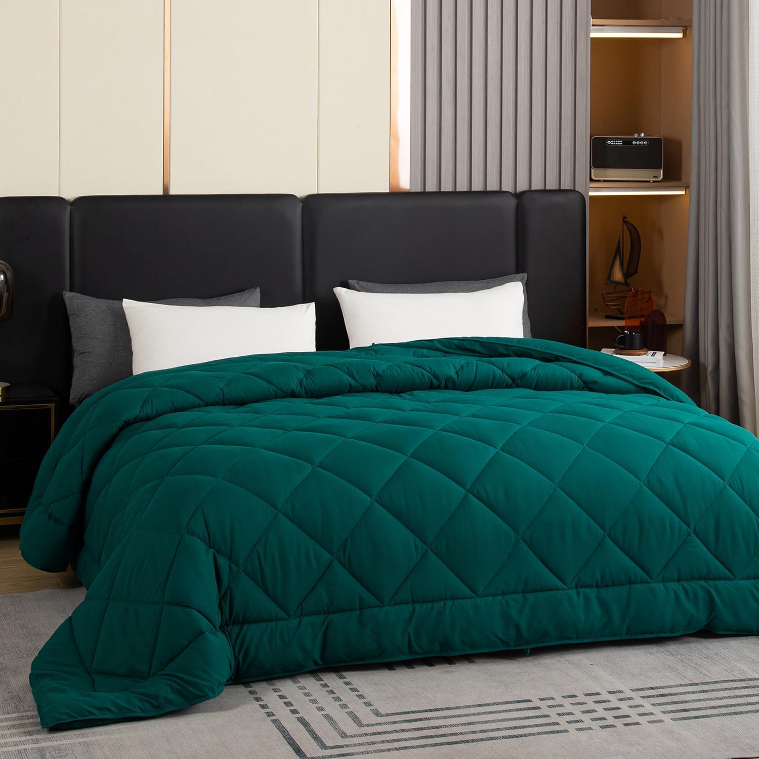 Amazon.com: GOHOME 120x98 Oversized King Comforter All Season Extra ...