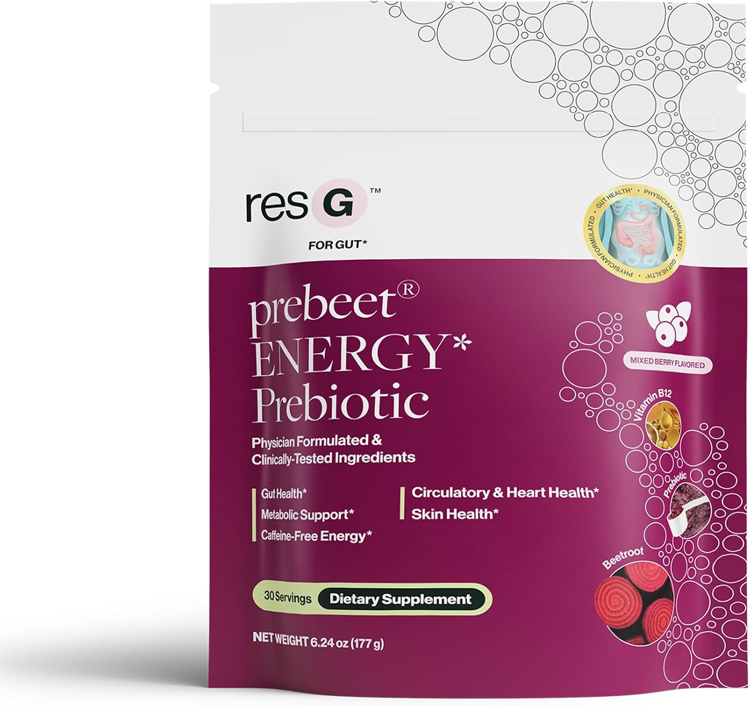Amazon.com: resG prebeet - Prebiotics Drink for Digestion, Occasional ...
